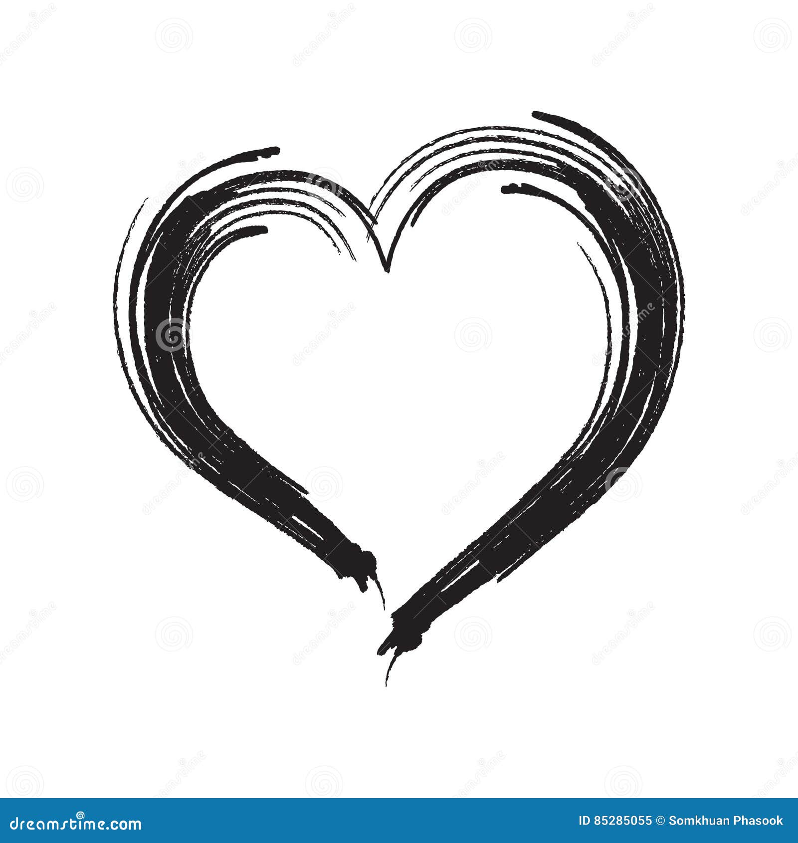 Cuore nero icon3 illustrazione vettoriale. Illustrazione di simbolico ...