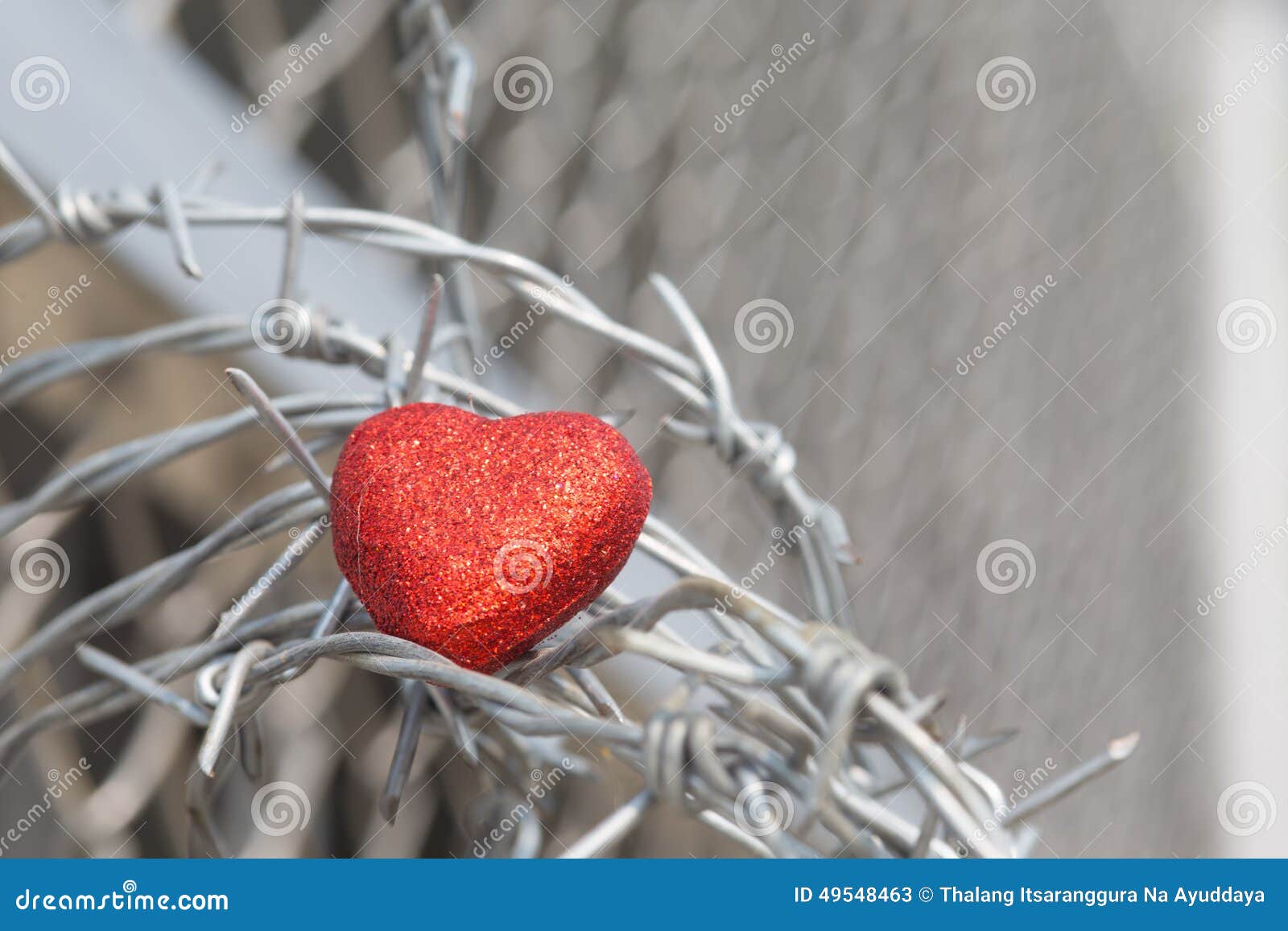 Cuore Rosso Su Un Fondo Di Filo Immagine Stock - Immagine di valentina ...