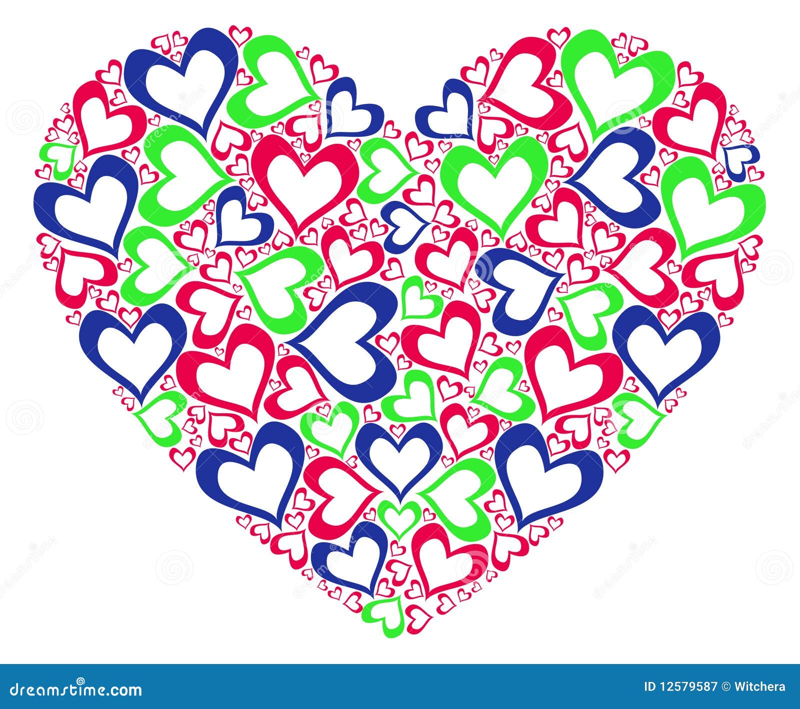 Cuore stilizzato illustrazione di stock. Illustrazione di amore - 12579587