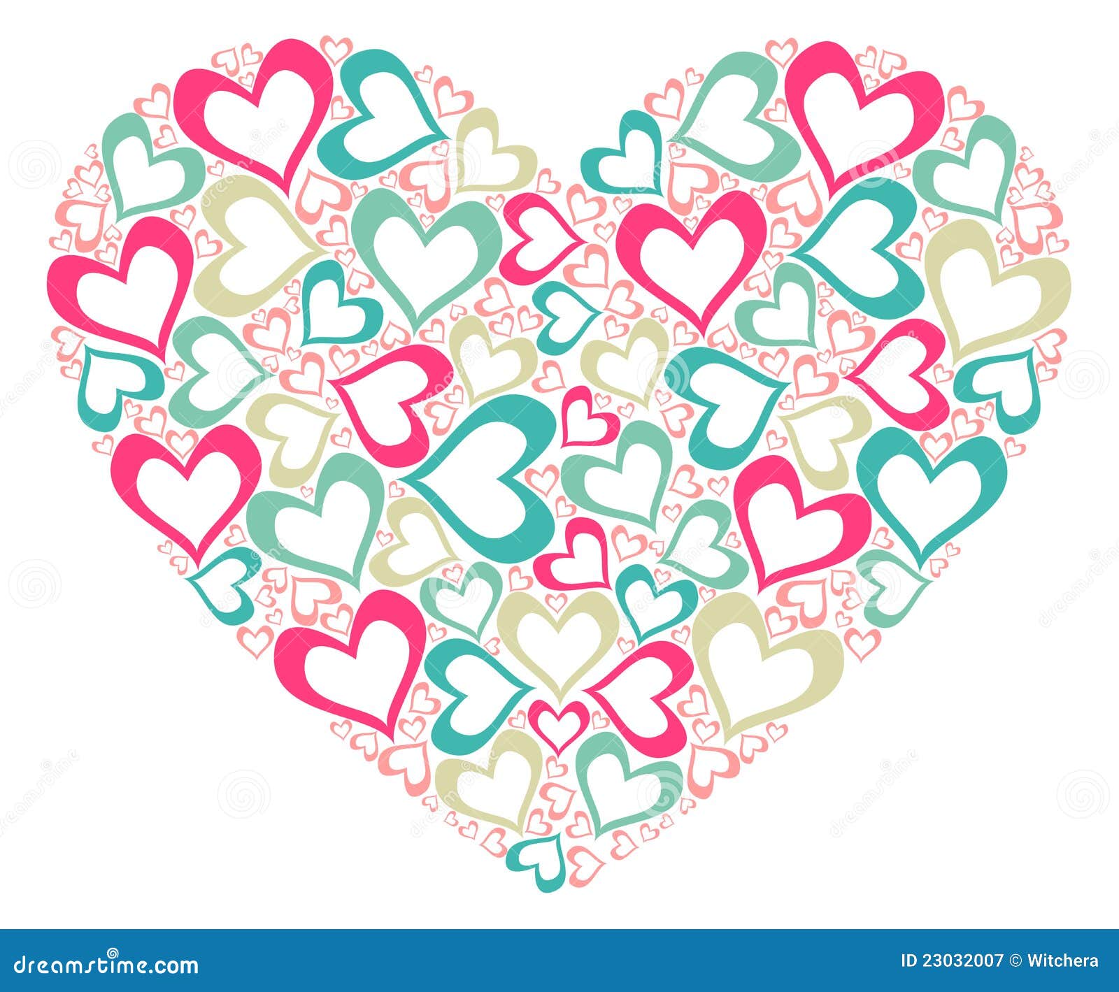 Cuore stilizzato illustrazione di stock. Illustrazione di figura - 23032007