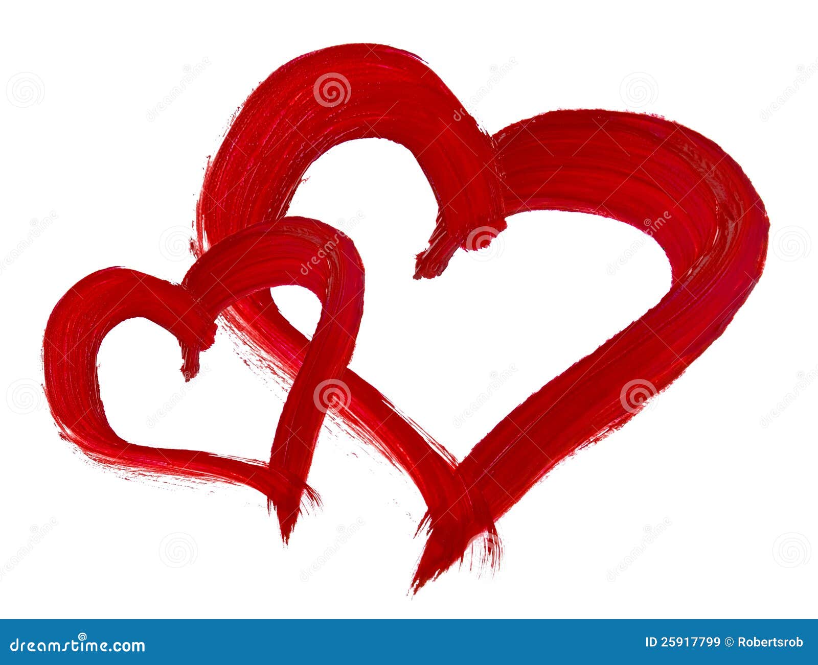 Cuori immagine stock. Immagine di messaggio, figura, singolo - 25917799