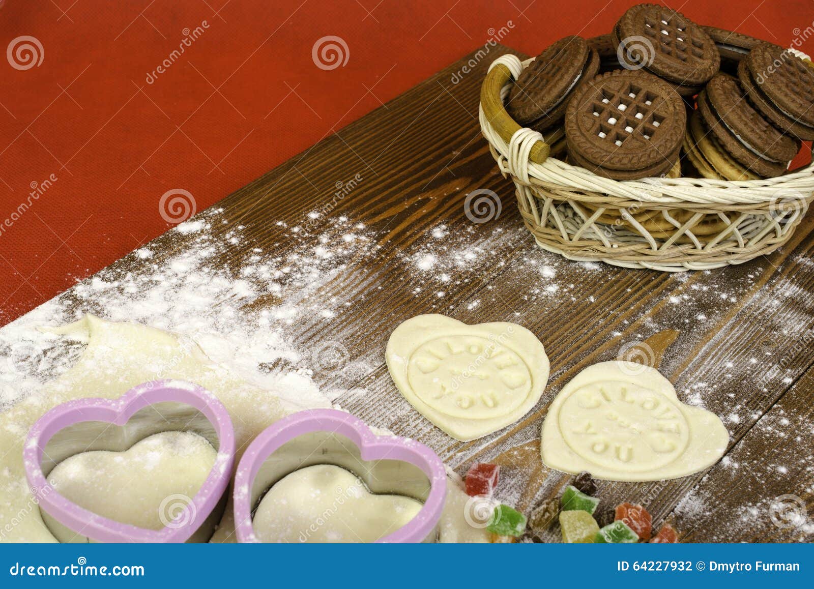 Cuori Di Pasta, Dei Frutti Secchi E Dell'amore Della Stampa Fotografia ...
