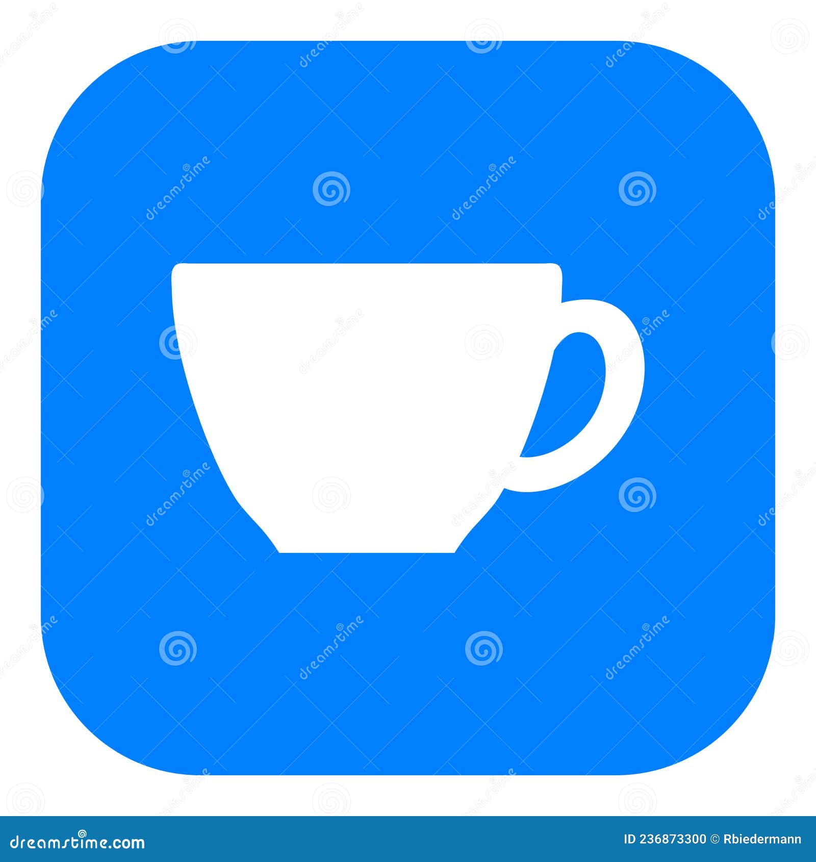 Cup and app icon stock vector. Illustration of round - 236873300