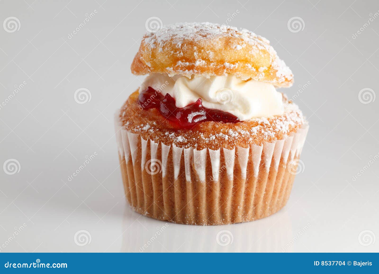 Cup cake stock photo. Image of studio, dessert, single - 8537704