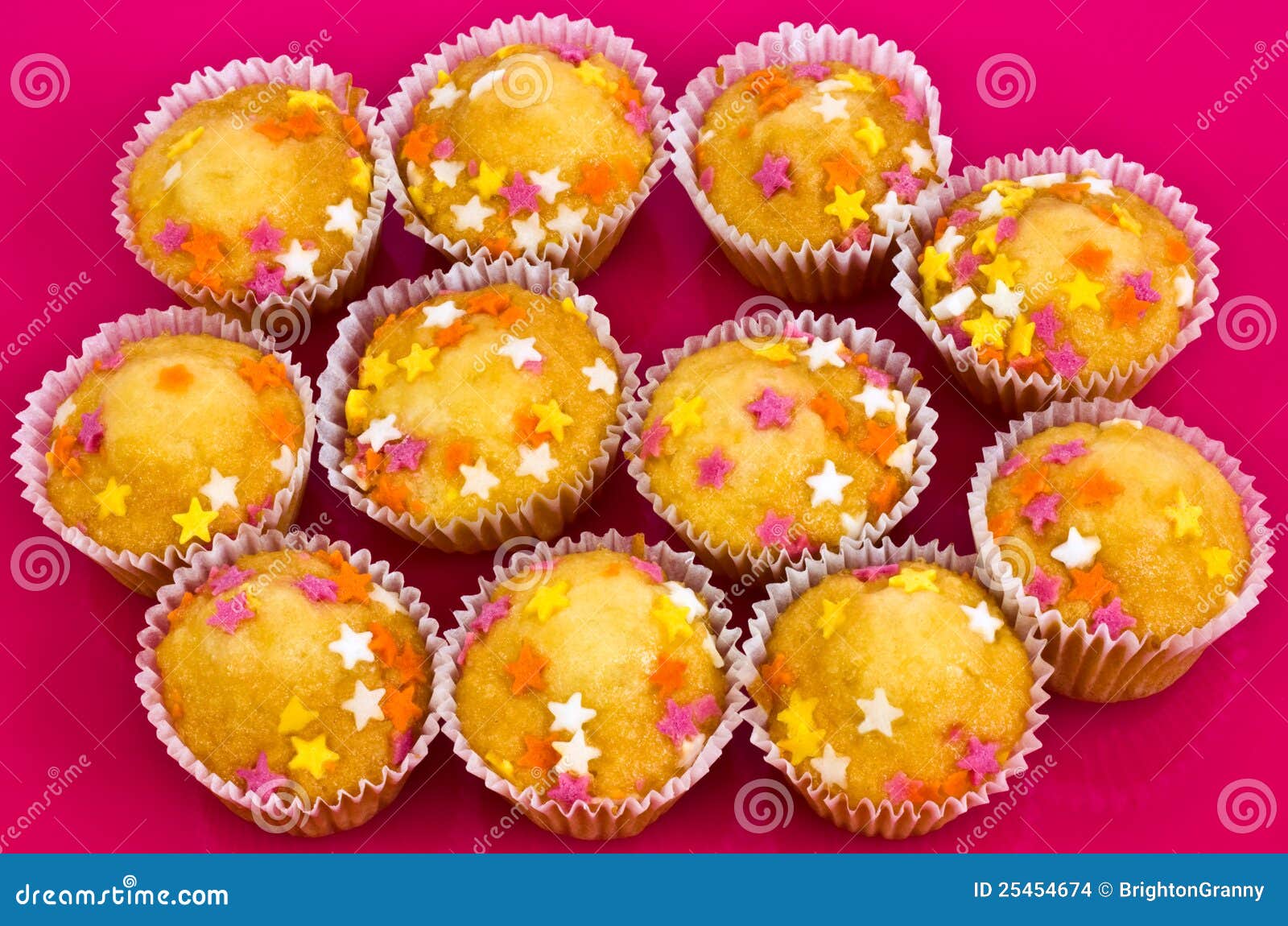 Decorated buns stock photo. Image of topping, dessert - 25454674