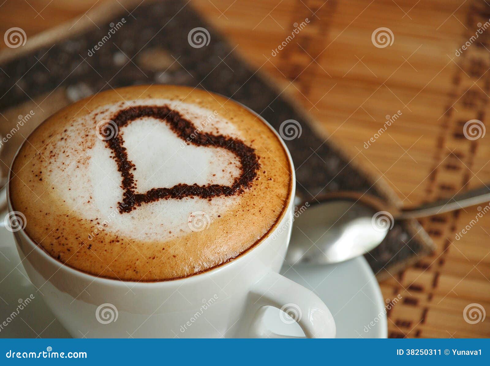 Cup of cappuchino stock image. Image of cappuchino, caffeine - 38250311