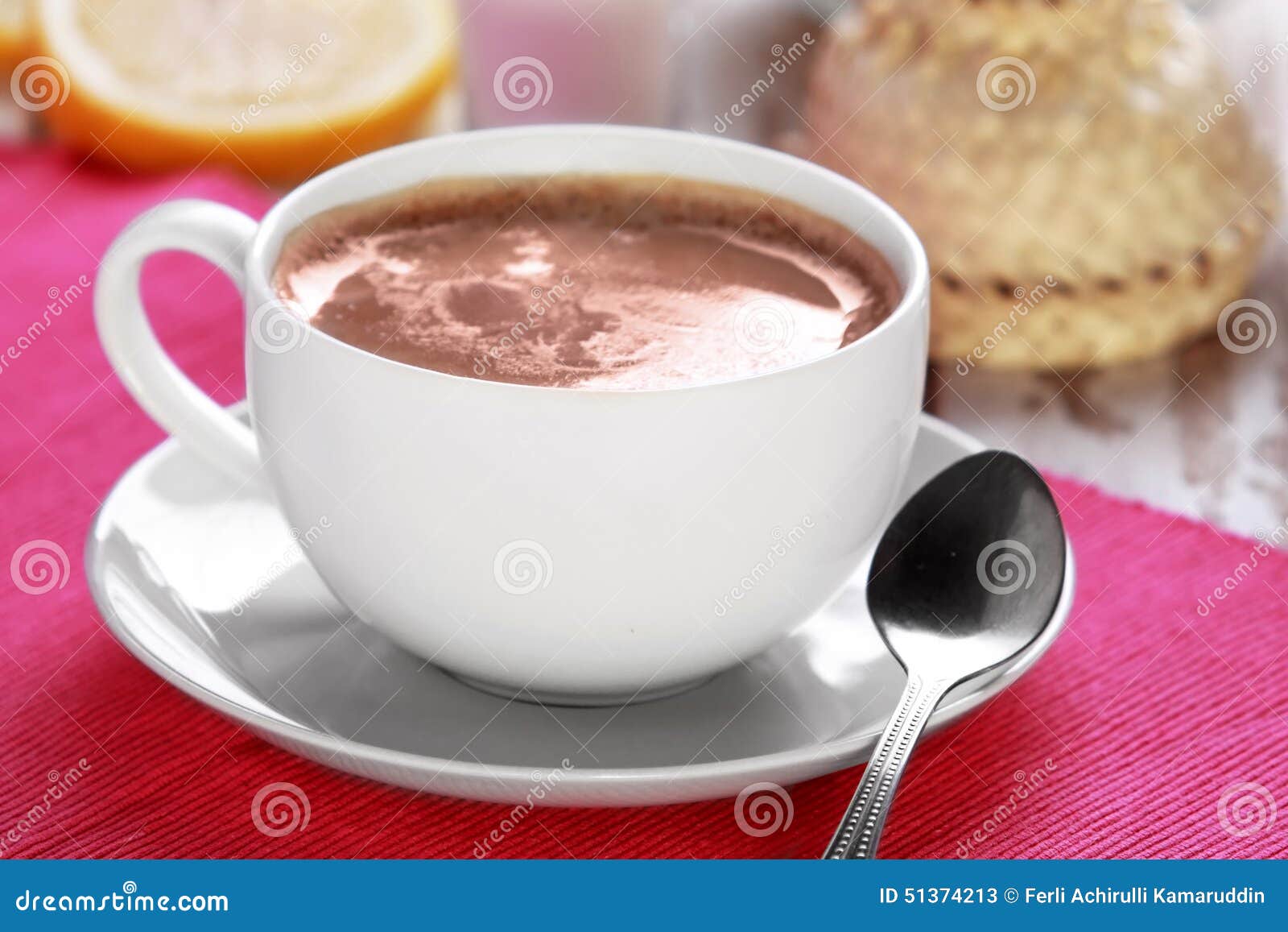 A cup of chai tea stock image. Image of anise, ginger - 51374213