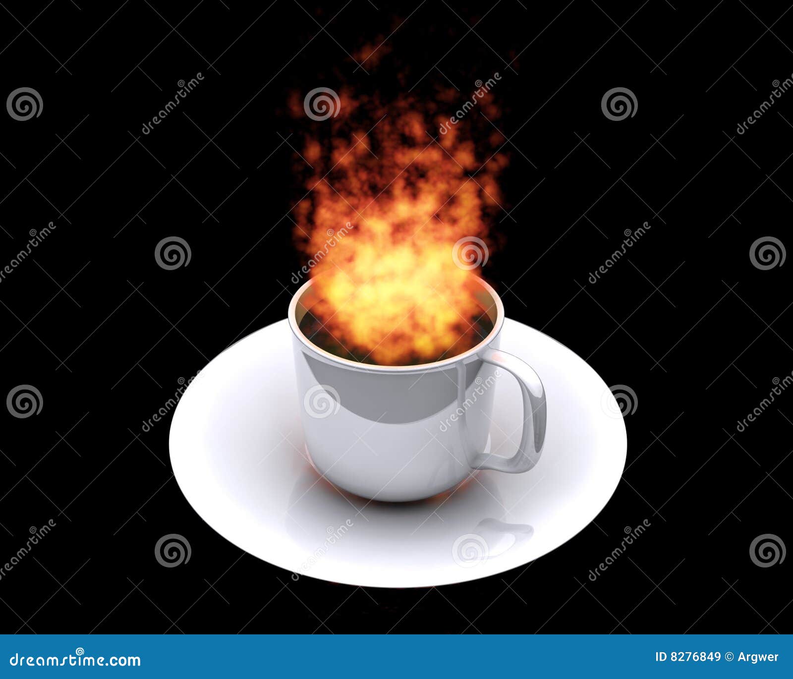 Cup coffee stock illustration. Illustration of thirst - 8276849