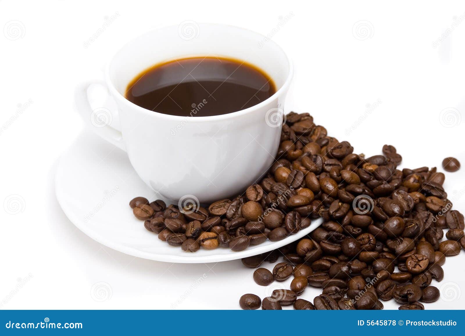 The Cup Of Coffee And Beans 9 Picture. Image: 5645878