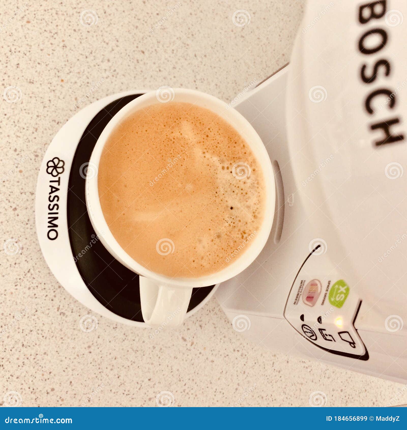 Cup of Coffee on Bosch Coffeemaker Editorial Stock Image - Image of ...