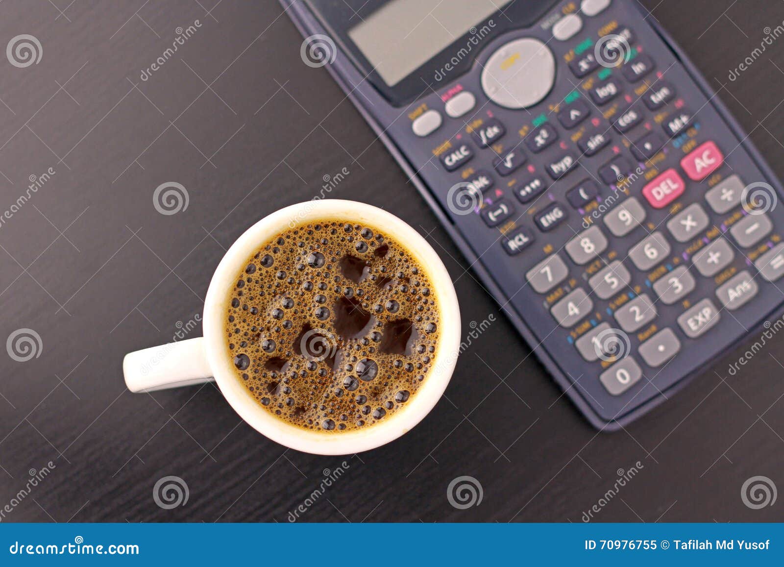 Cup of Coffee during Busy with Work. Stock Image - Image of busy ...