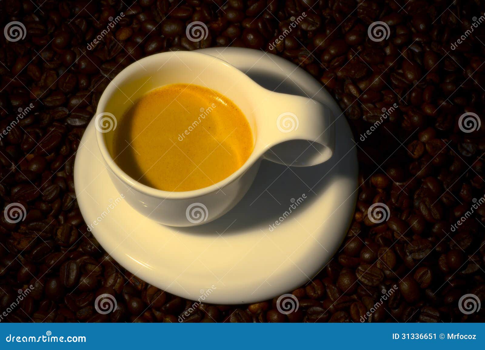 Cup of Coffee and Coffee Beans Stock Image - Image of high, ideas: 31336651