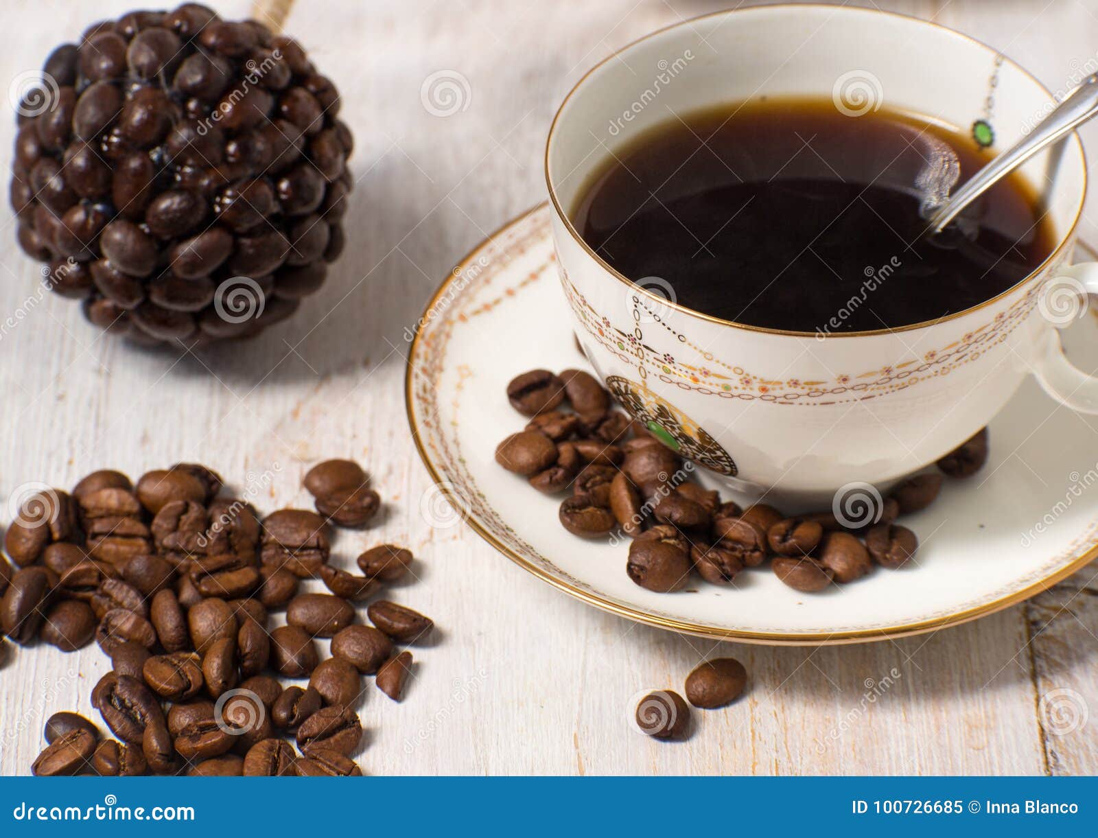 Cup of Coffee Espresso. Break Time Stock Image - Image of business ...