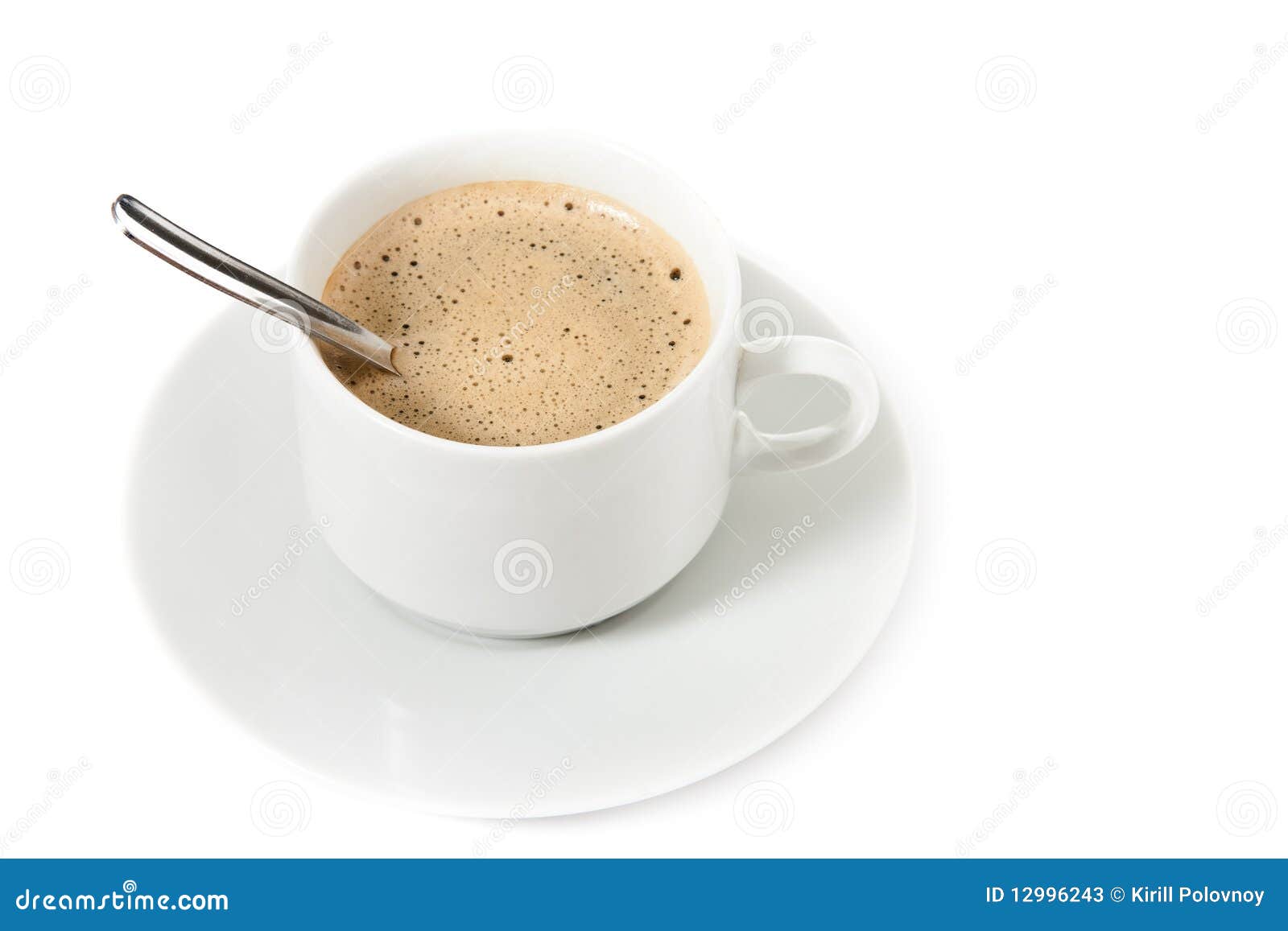 Cup of coffee isolated stock image. Image of dishware - 12996243