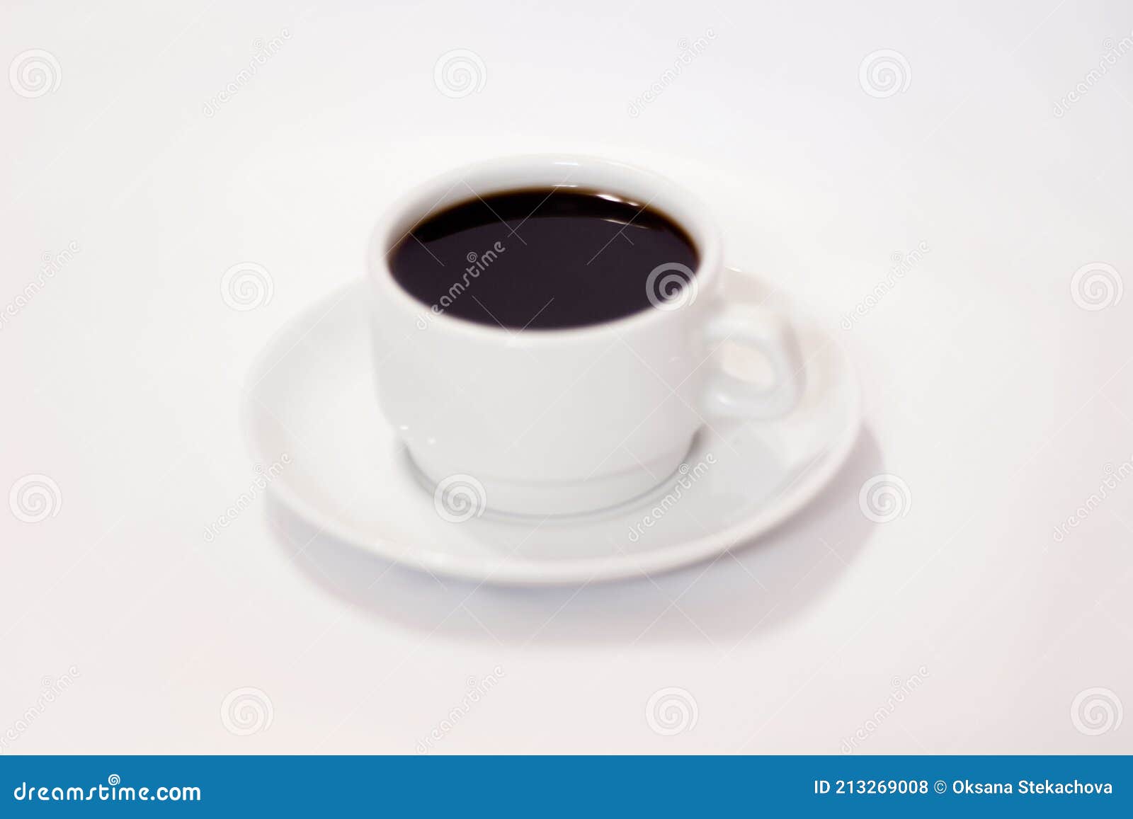Cup of Coffee on Light Background. Design Cup of Coffee Stock ...