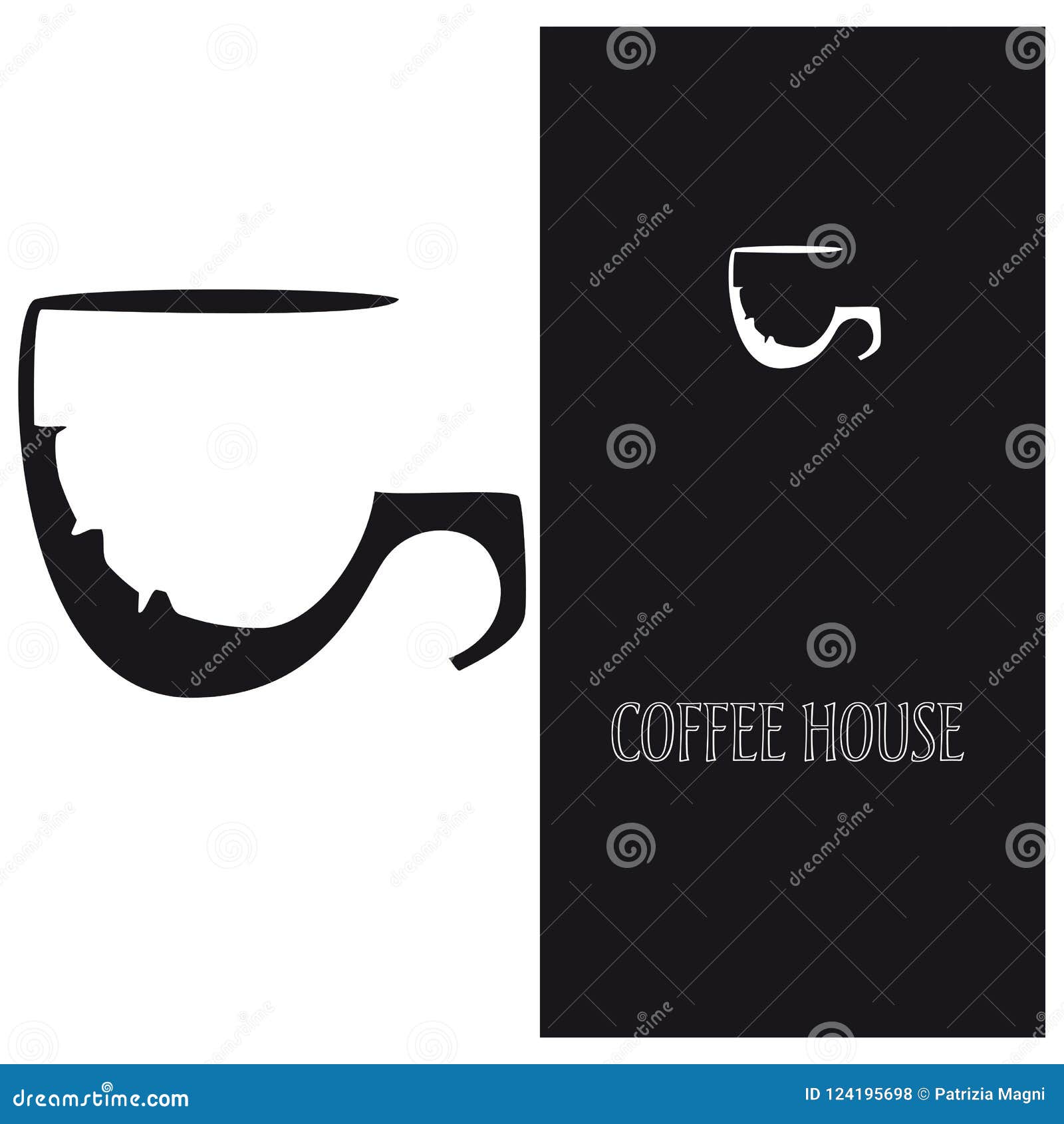 Cup of coffee - Logo stock vector. Illustration of icon - 124195698
