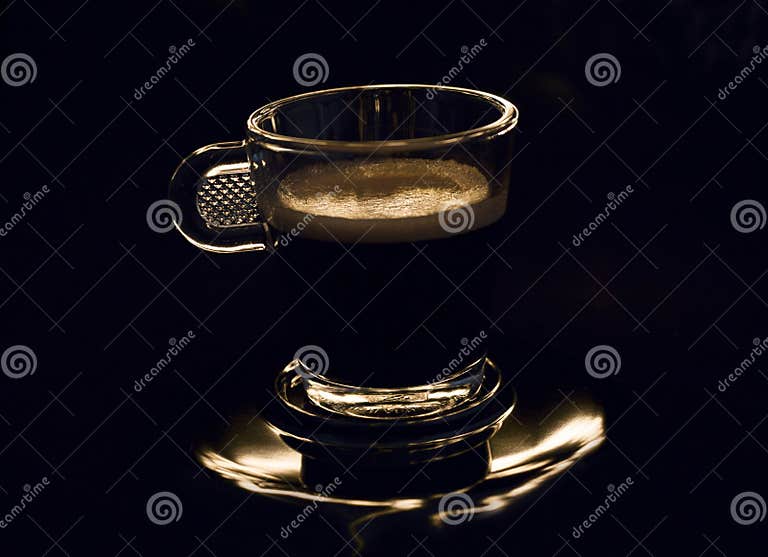Cup of coffee in low key stock photo. Image of light - 97228028