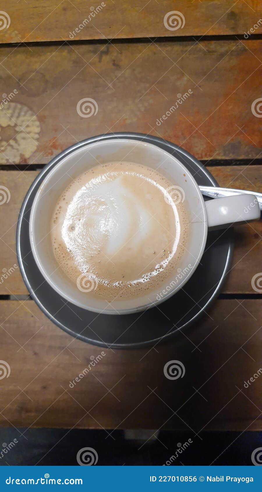 A cup of coffee milk stock photo. Image of dairy, produce - 227010856