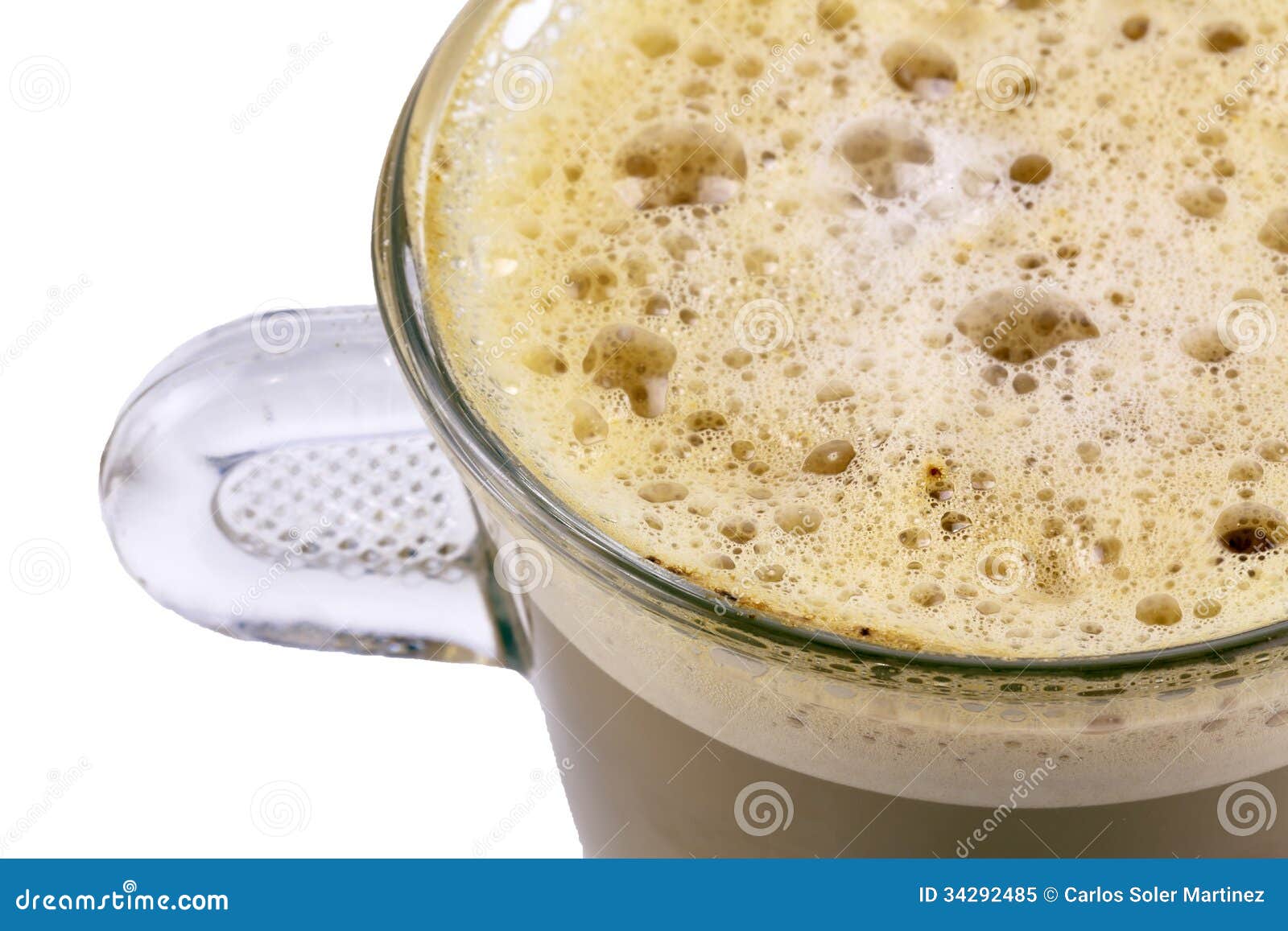 Cup of coffee with milk stock image. Image of cappuccino - 34292485