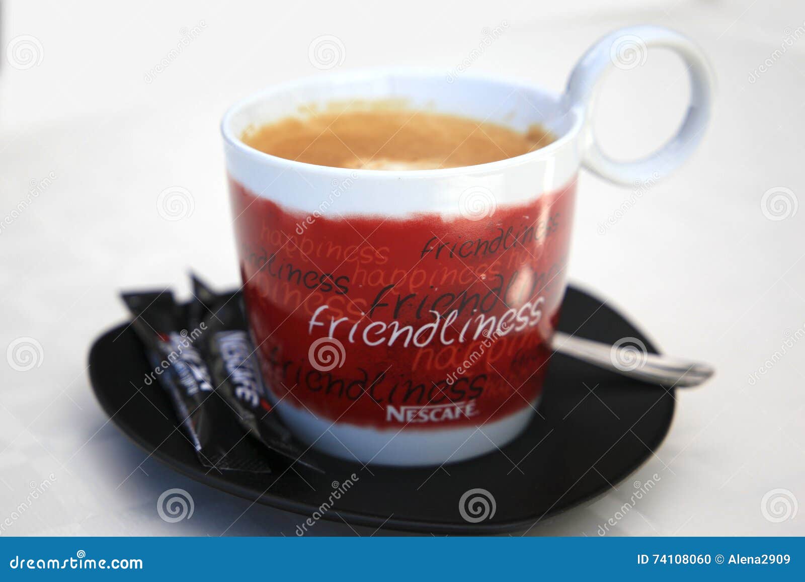 A cup of coffee Nescafe editorial image. Image of beautiful - 74108060