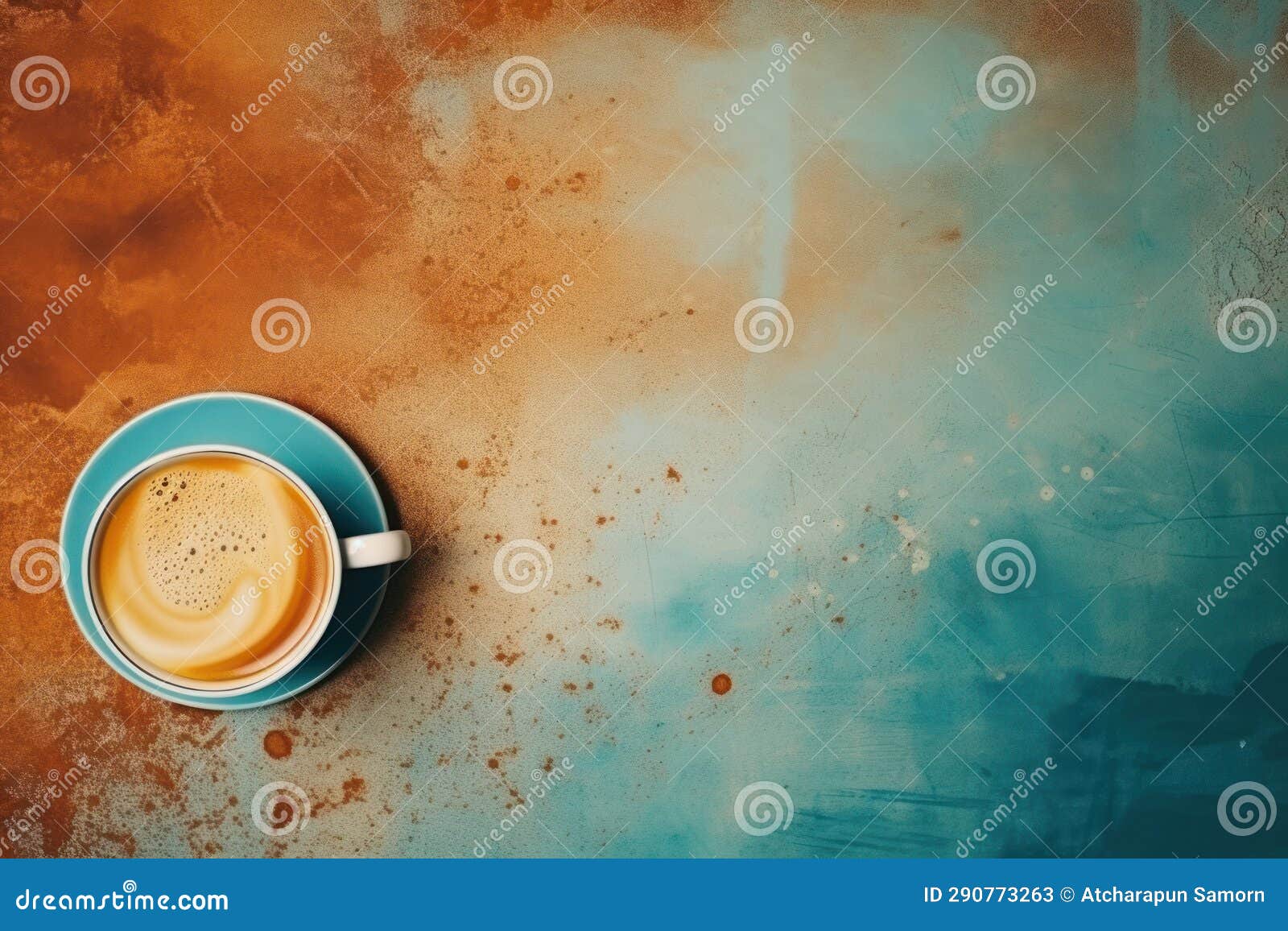Cup of Coffee Poster Design Abstract Background Stock Image - Image of ...