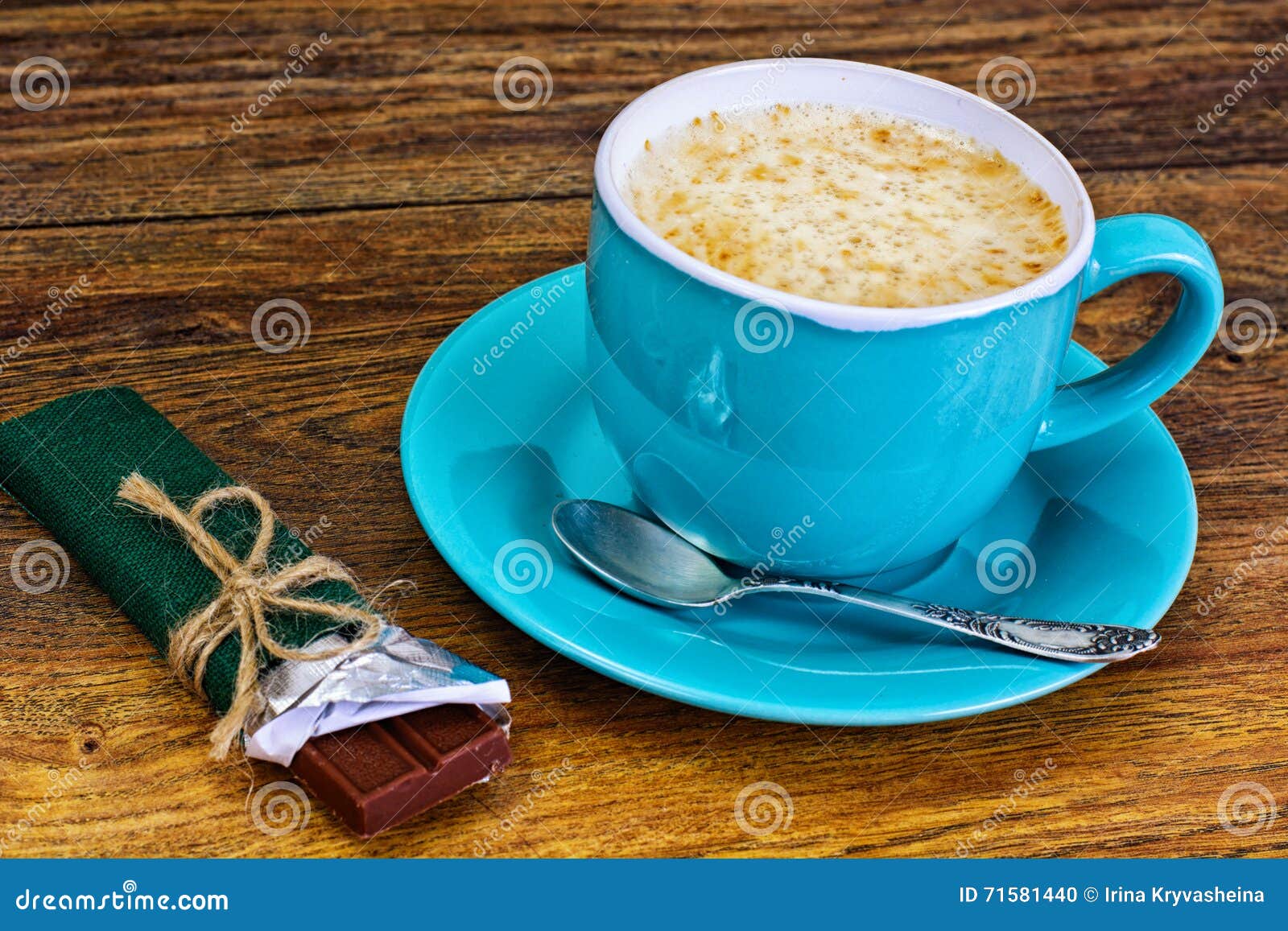 Cup of Coffee in Retro Vintage Style Stock Photo - Image of frothy ...