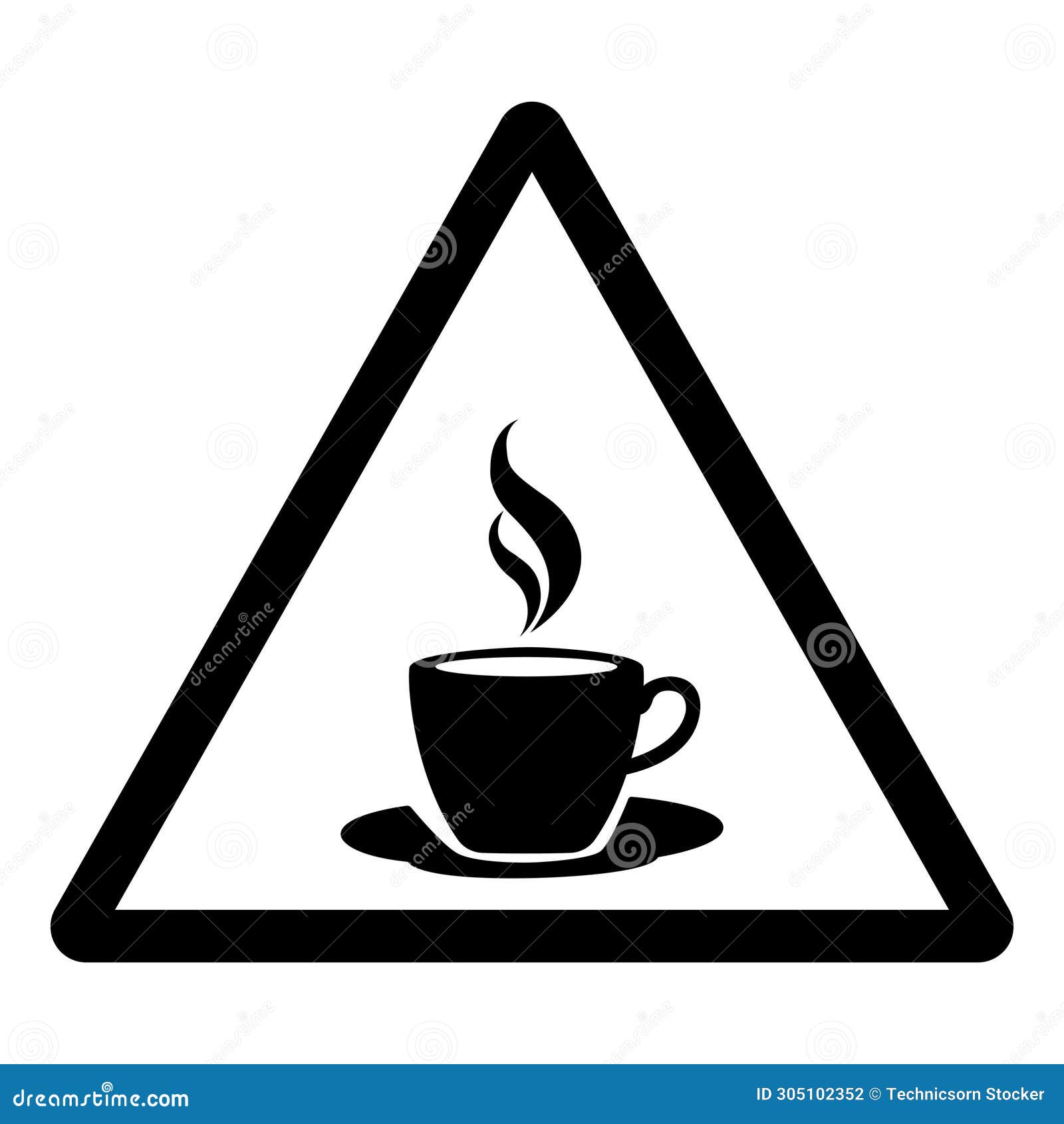 Cup of Coffee Symbol Sign,Vector Illustration, Isolate on White ...