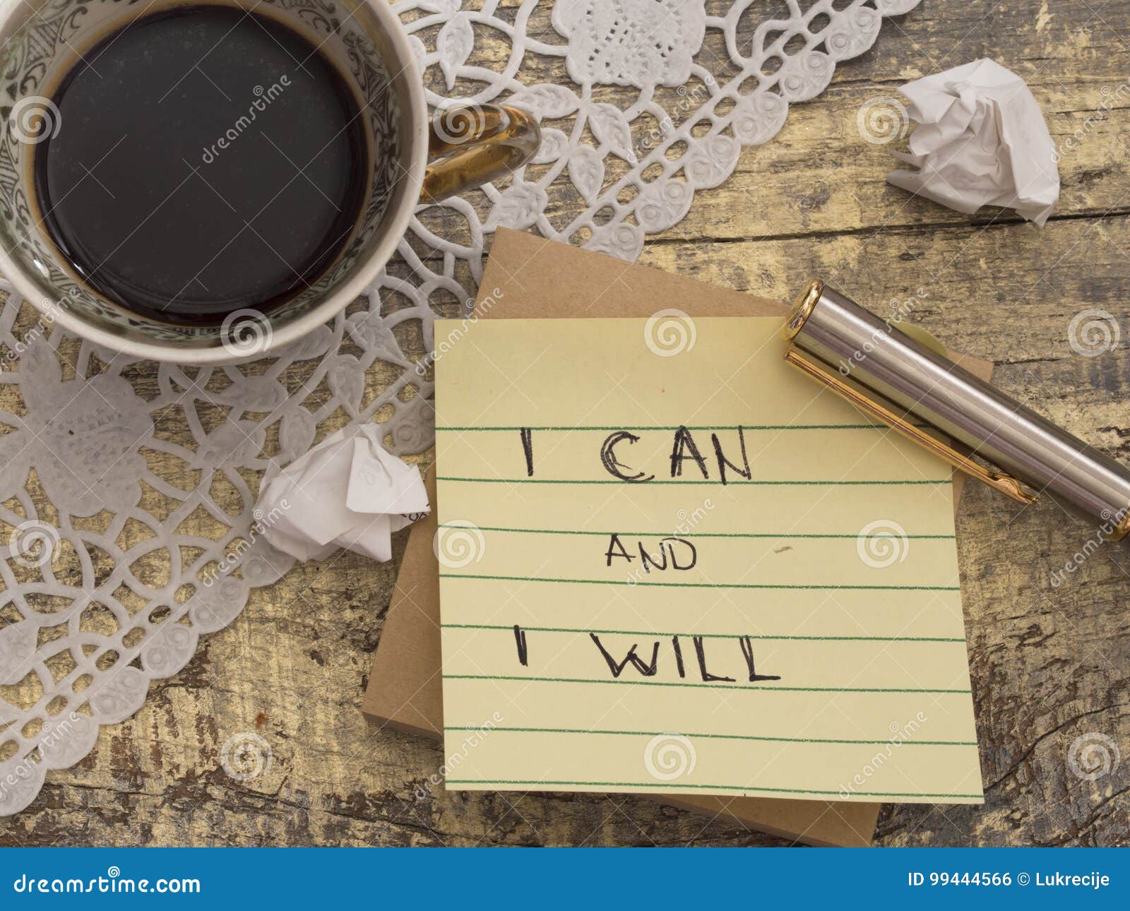 Motivation Quotes on the Table Stock Photo - Image of improvement ...