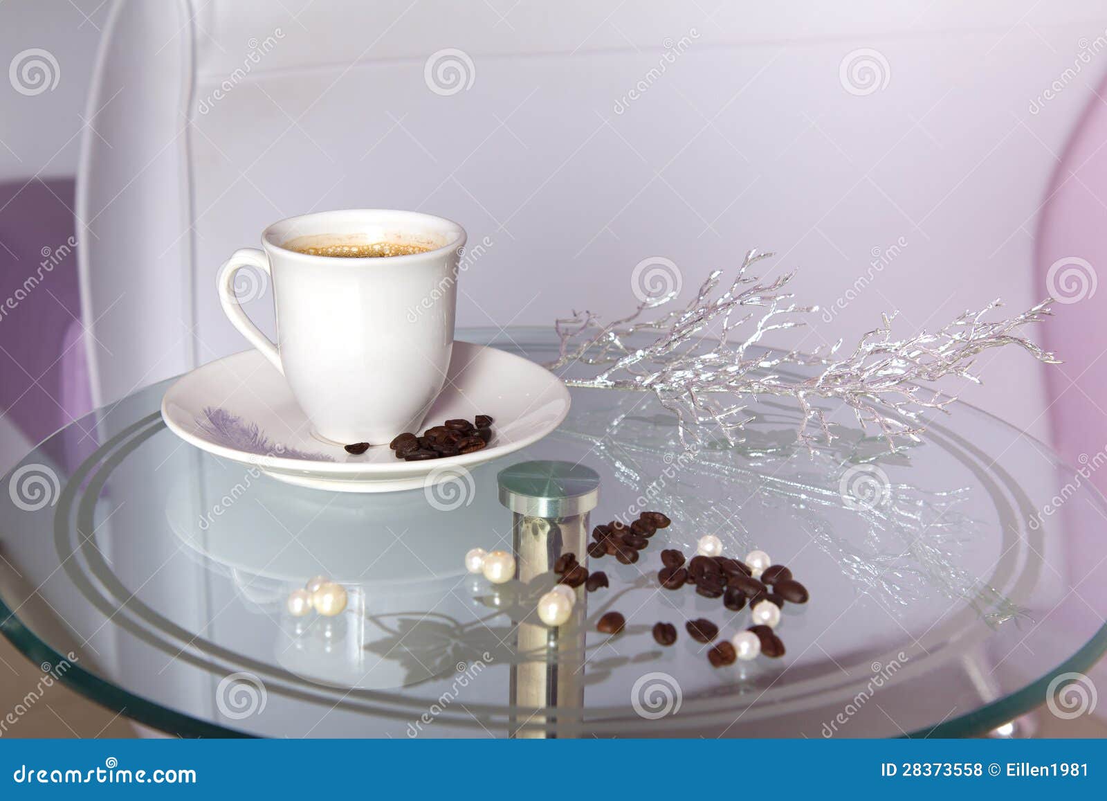 Cup of Coffee at Waiting Room. Stock Photo - Image of home, lobby: 28373558