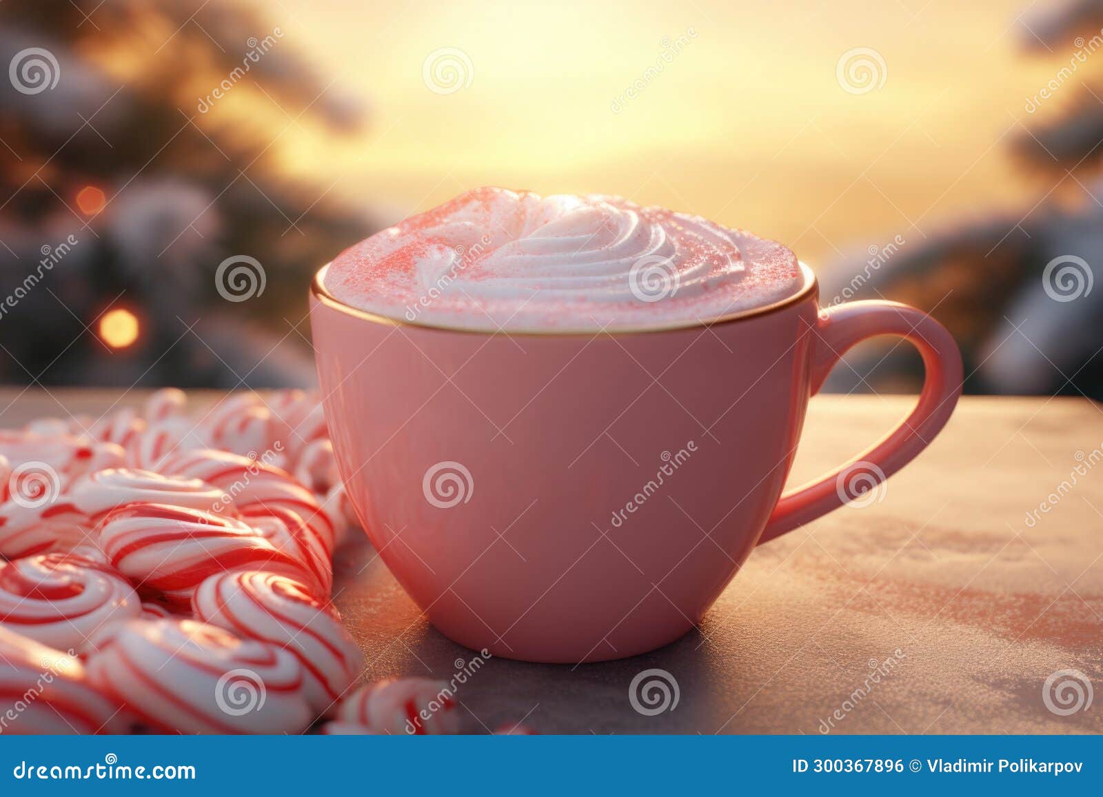A Cup of Coffee with Whipped Toppings on a Table. Perfect for Coffee ...