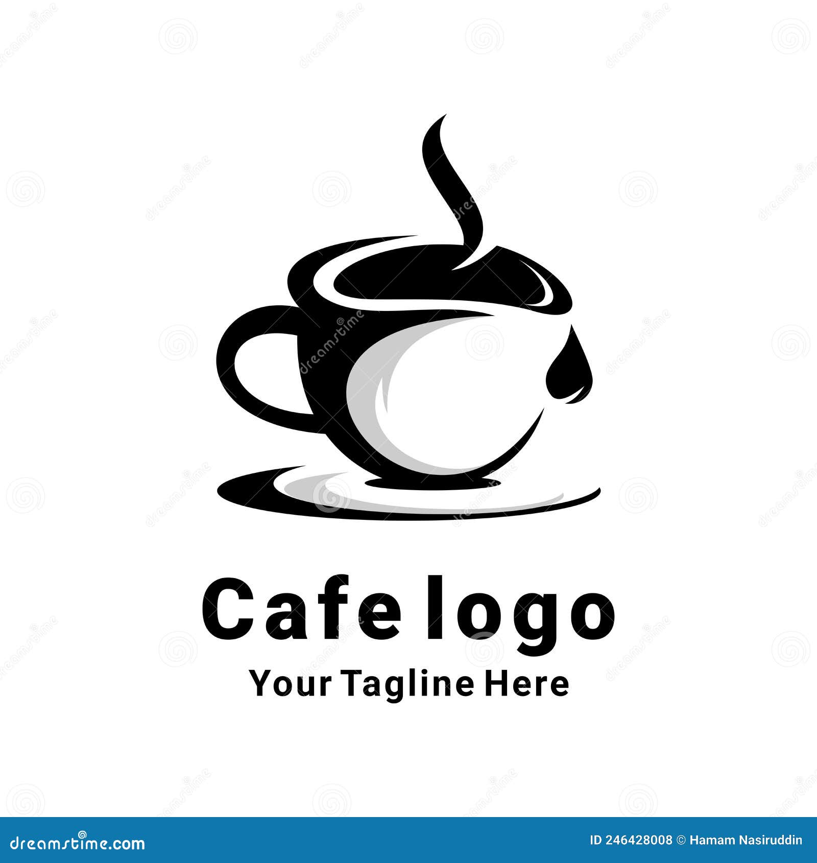 Cup of coffees stock vector. Illustration of lambang - 246428008