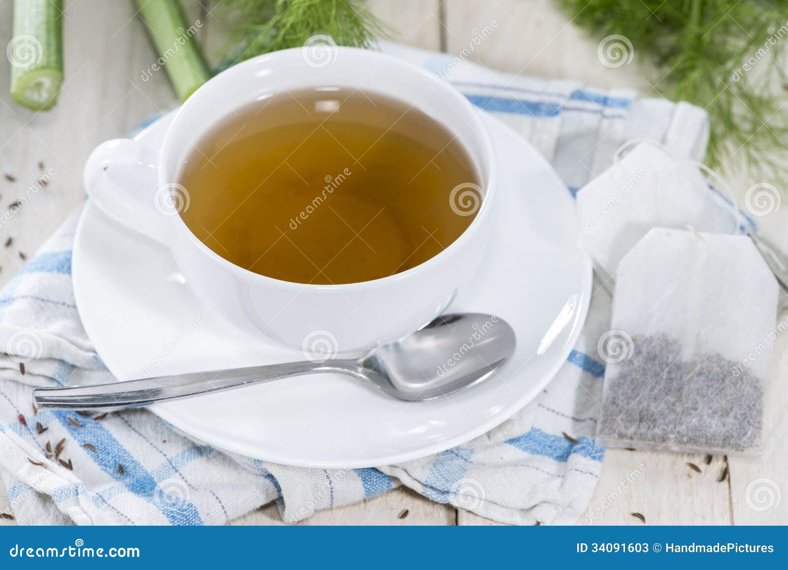 Cup of Fennel Tea stock image. Image of beverage, plant - 34091603