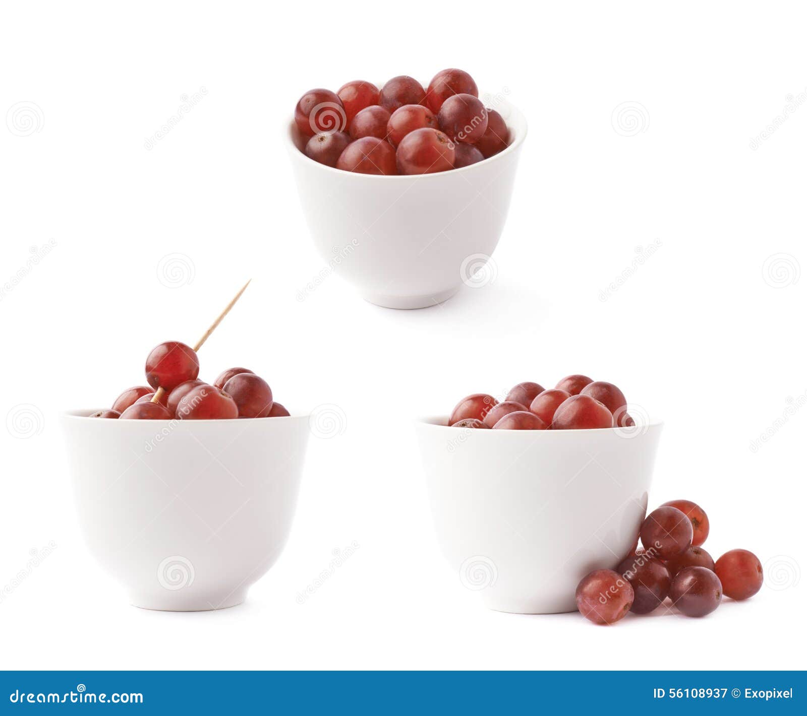 Cup Filled with the Dark Grapes Stock Image - Image of purple, grape ...