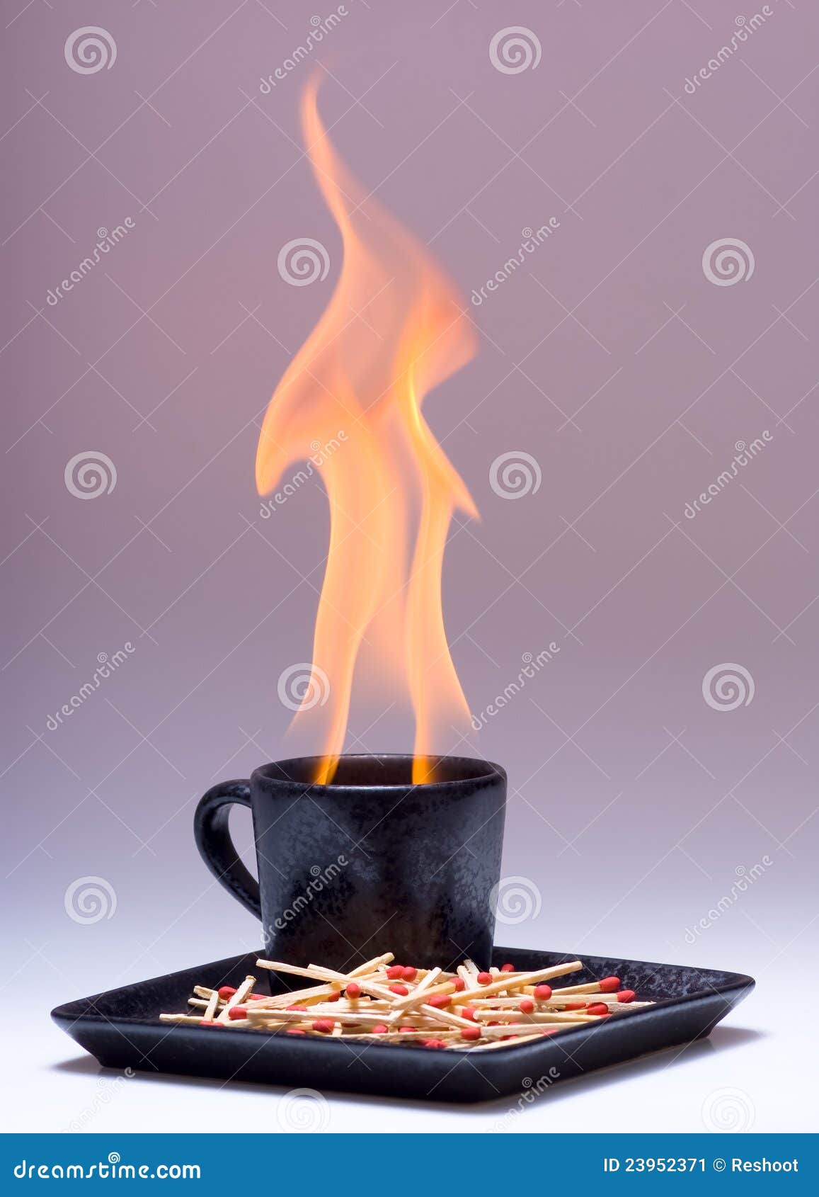 Cup of fire stock image. Image of abstract, detail, warm - 23952371