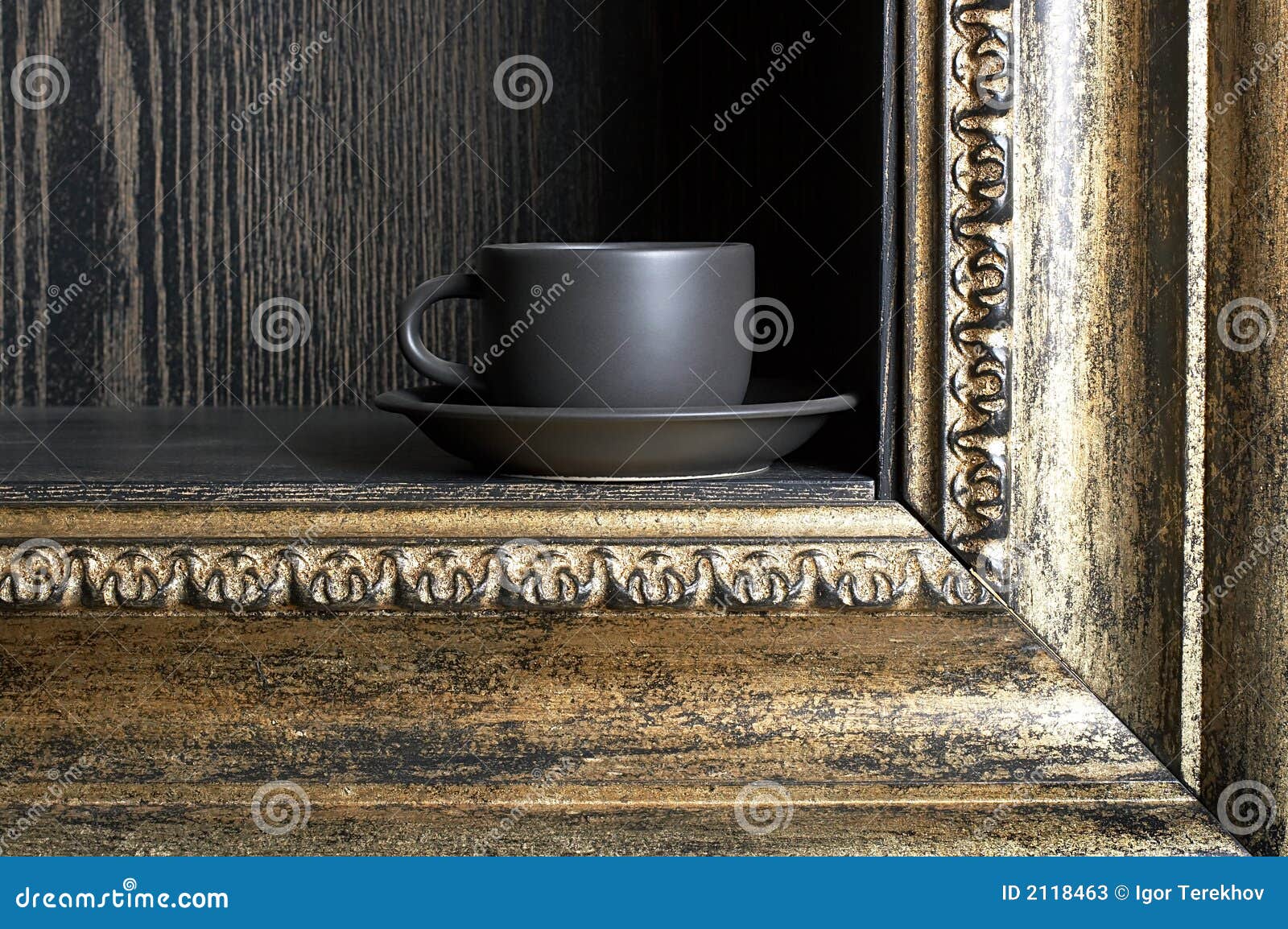 Cup and frame stock image. Image of coffee, collection - 2118463