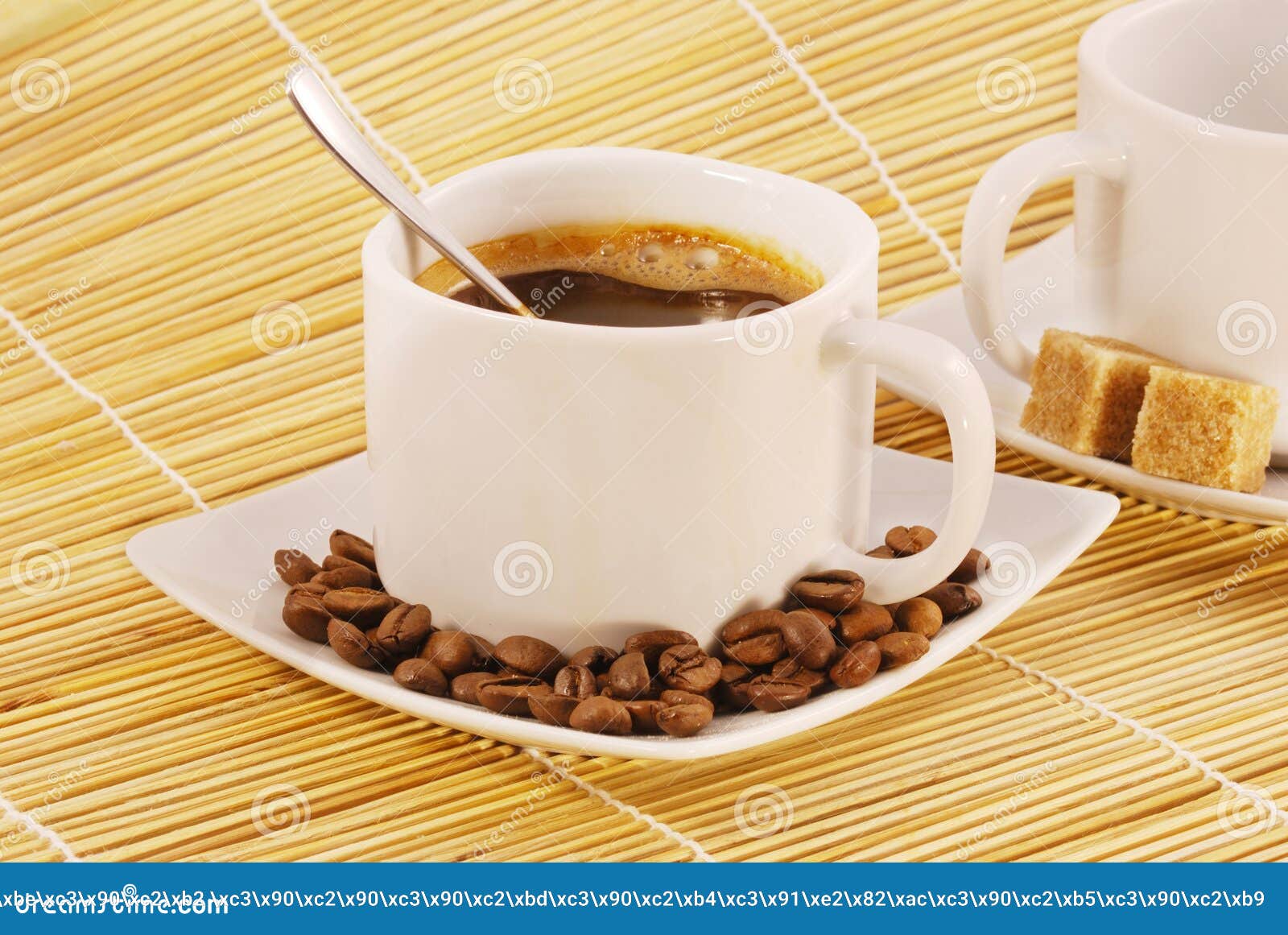 Cup of fresh brewed coffee stock image. Image of coffee - 12557105