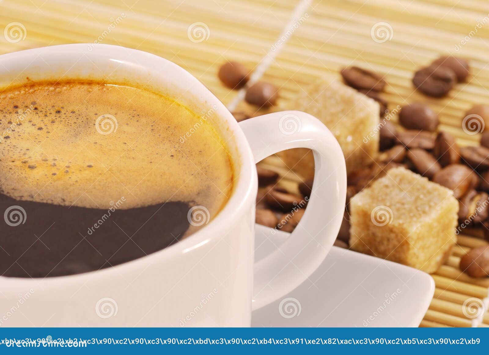 Cup of fresh brewed coffee stock image. Image of coffee - 12590535