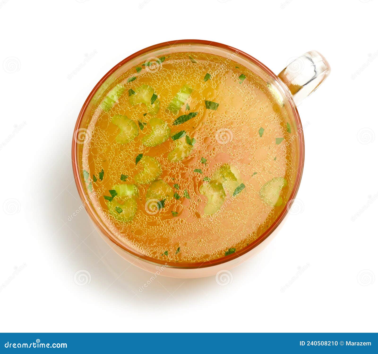 Cup of fresh chicken broth stock photo. Image of homemade - 240508210