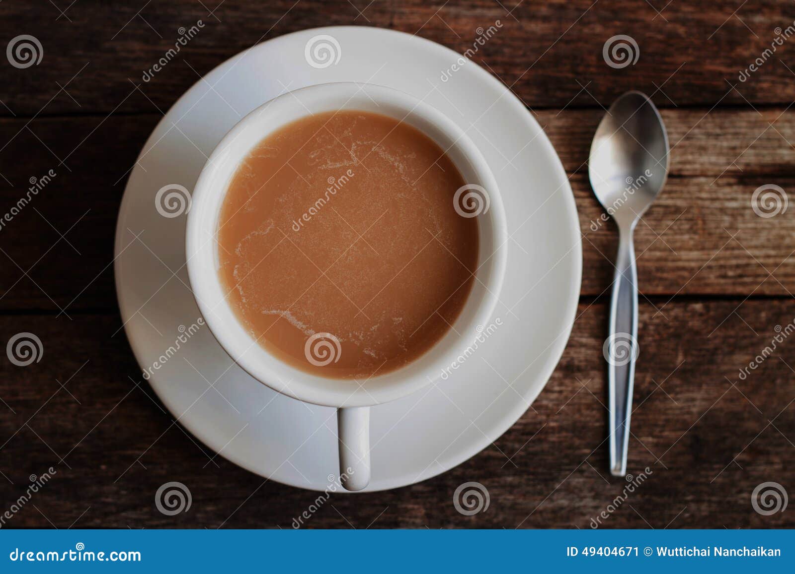 Cup of fresh on table stock image. Image of view, cafe - 49404671