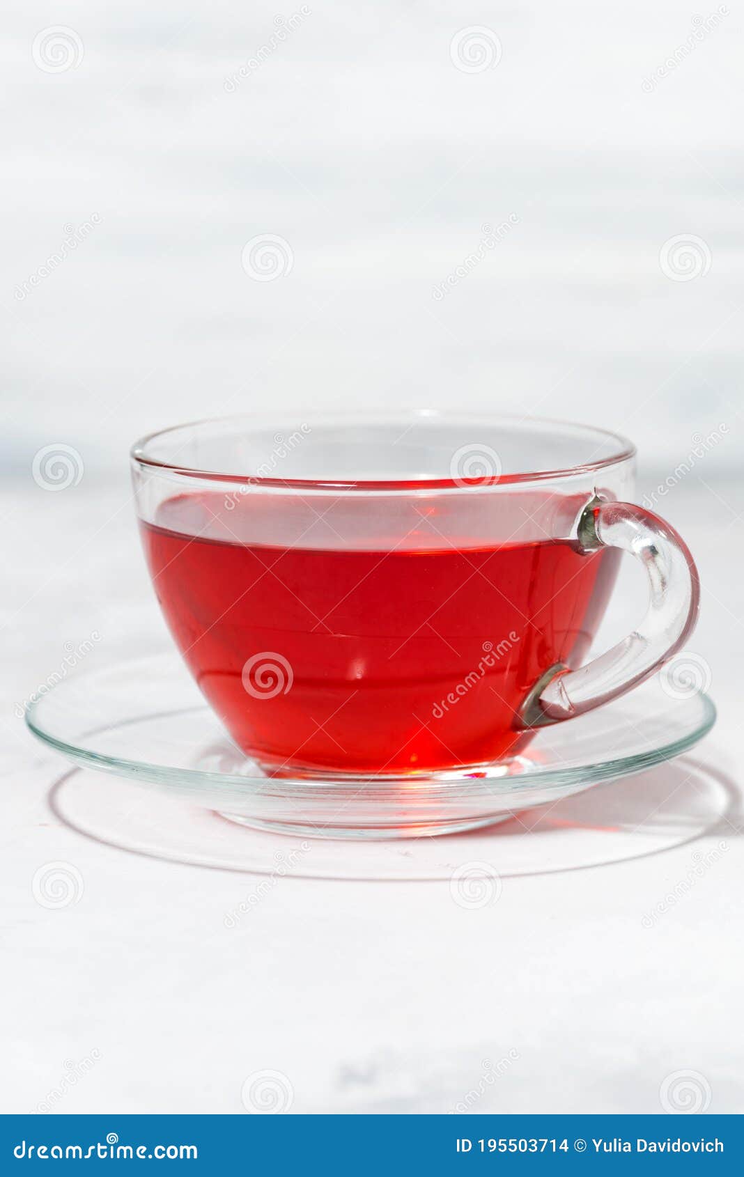 Cup of fruit tea, vertical stock photo. Image of ceremony - 195503714