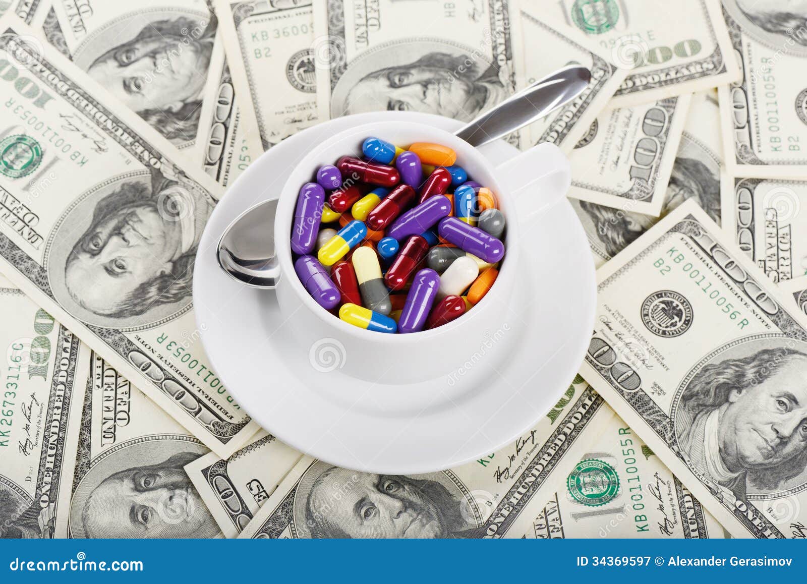 Cup Full of Tablets and Pills Stock Image - Image of medicine, medical ...