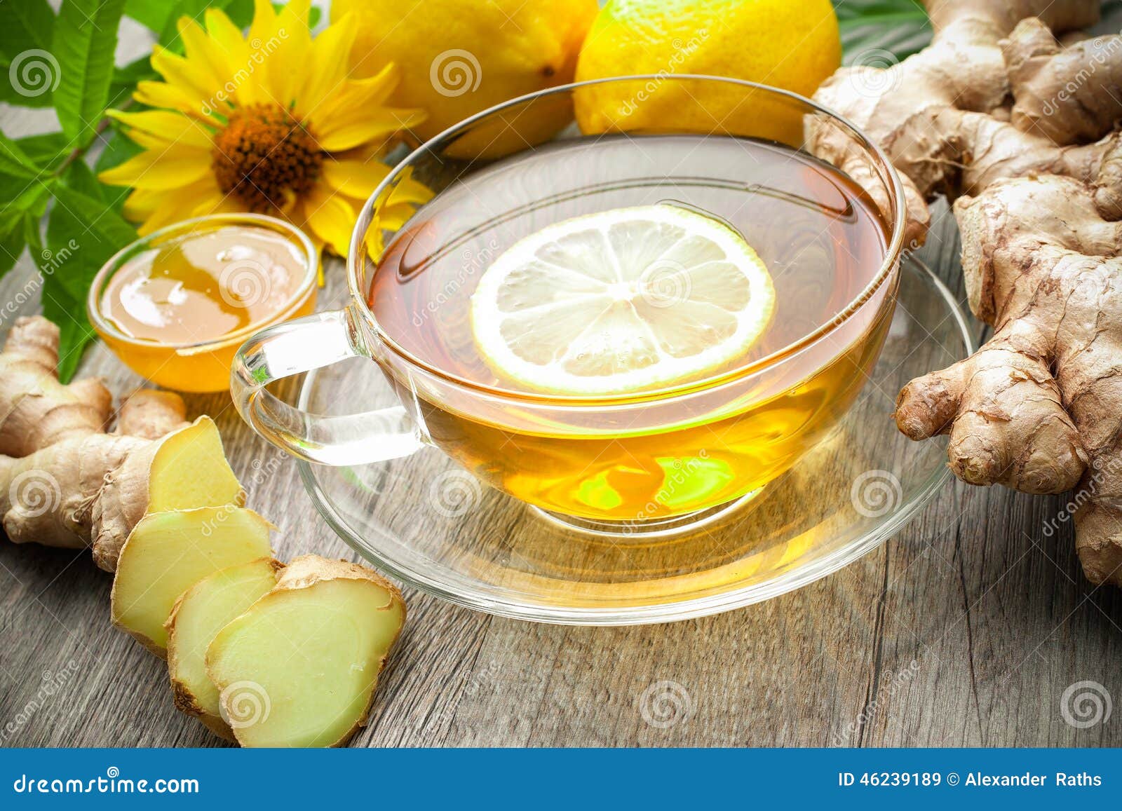 Cup of ginger tea stock image. Image of healthy, ginger - 46239189