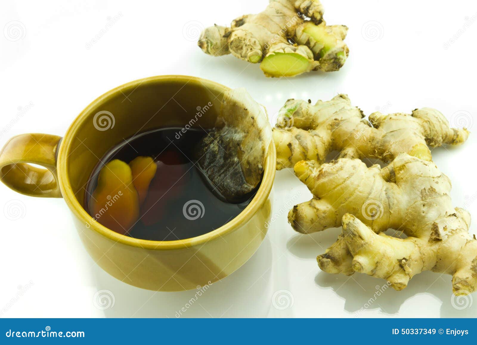 Cup of ginger tea stock image. Image of ripe, alternative - 50337349