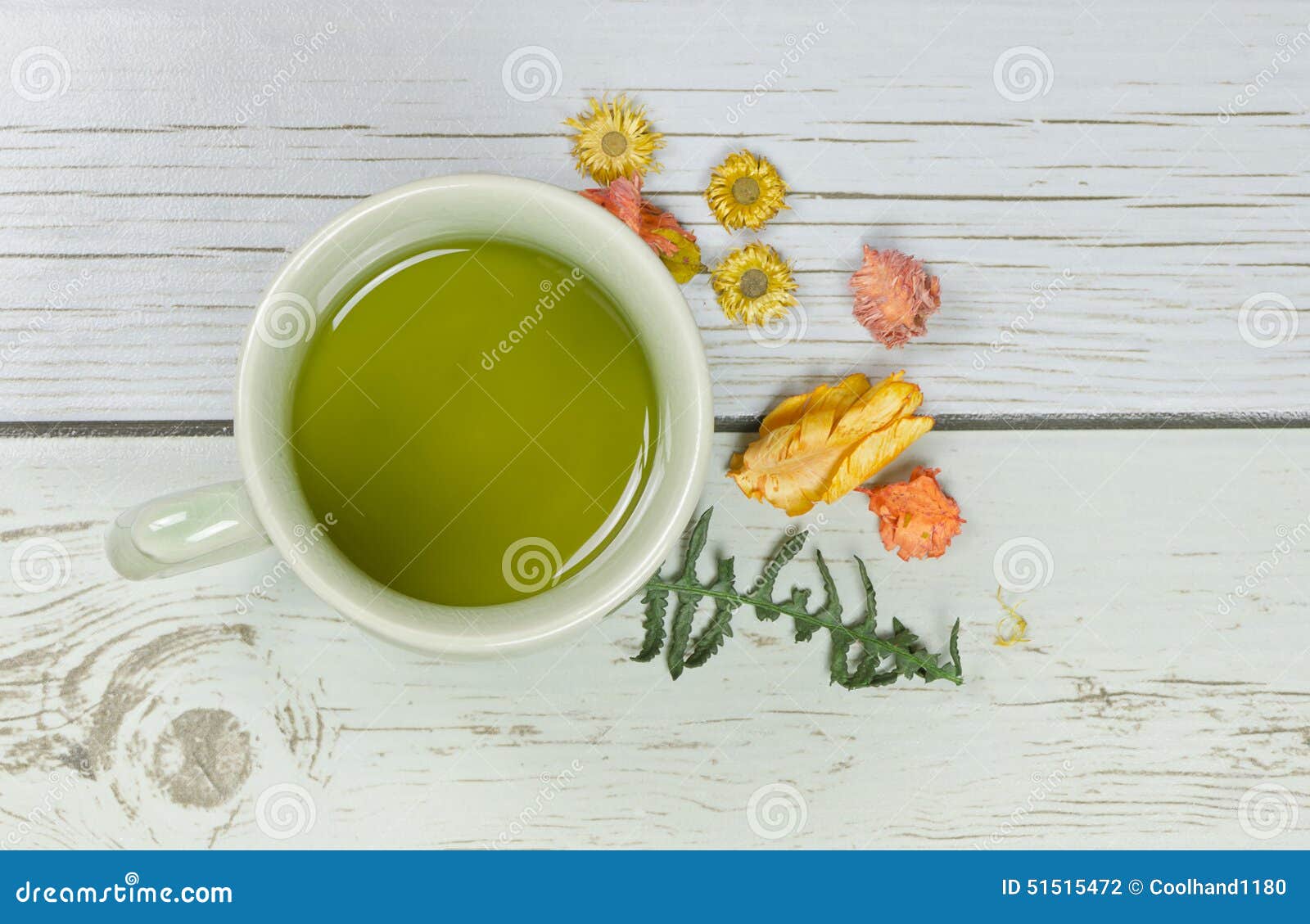 Cup of green tea stock photo. Image of healthy, relaxation - 51515472