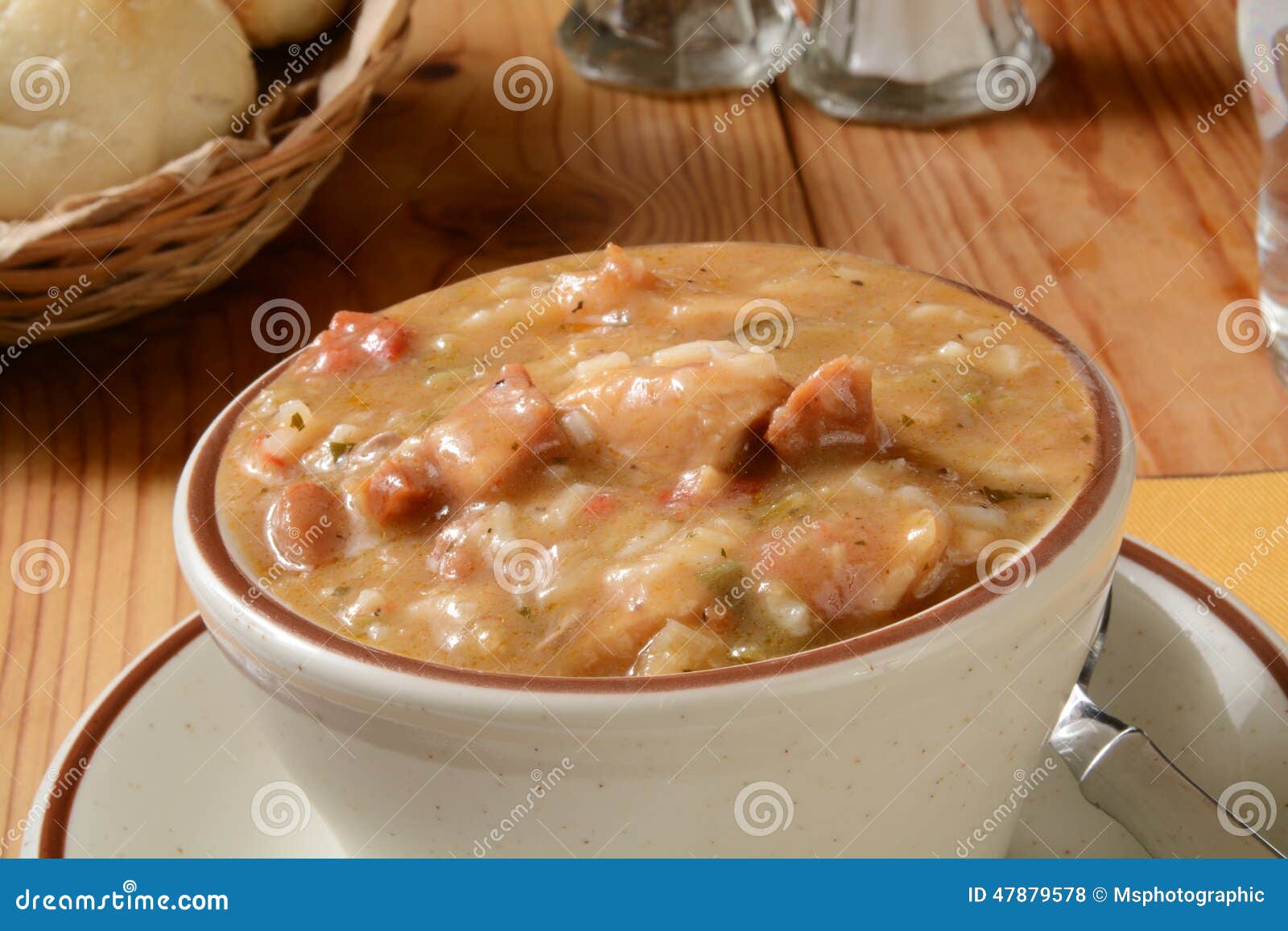 Cup of Gumbo stock photo. Image of lunch, meat, meal - 47879578