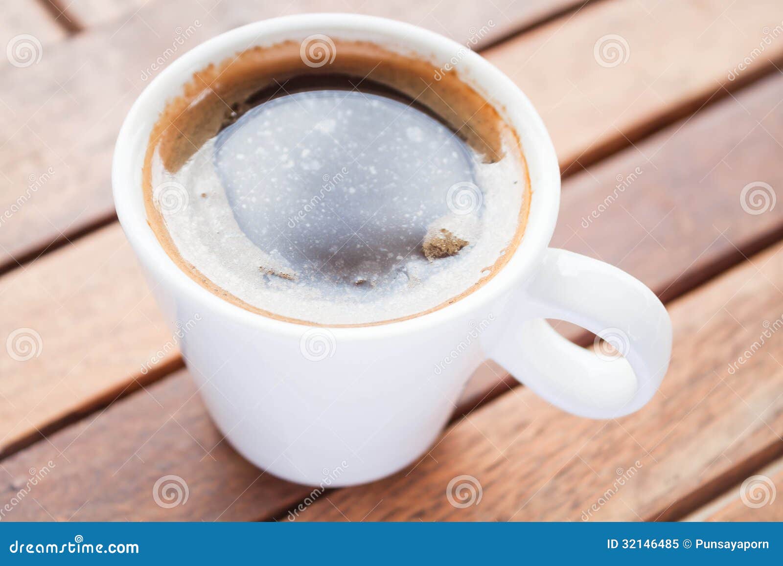 A cup of hot espresso stock image. Image of aroma, black - 32146485