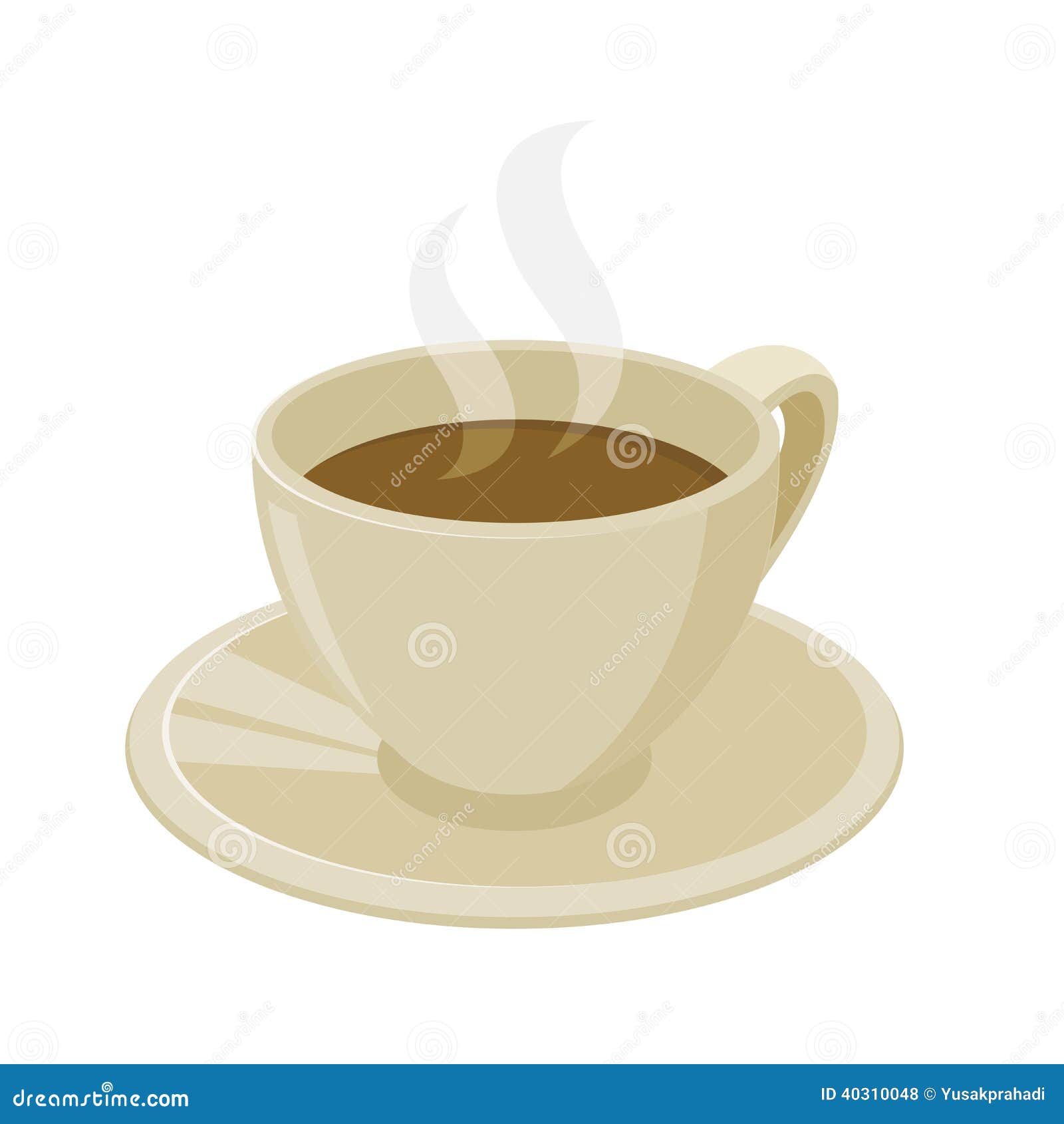 Cup of hot tea stock vector. Illustration of glass, refreshment - 40310048