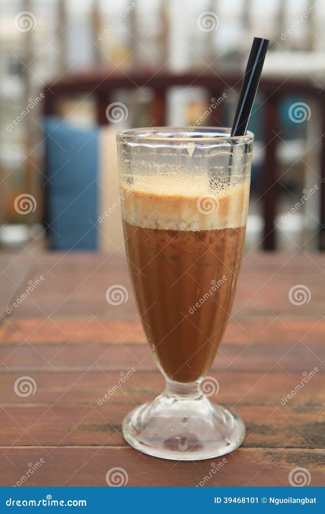 Cup of Iced Cafe Latte Coffee Stock Image - Image of latte, gourmet ...