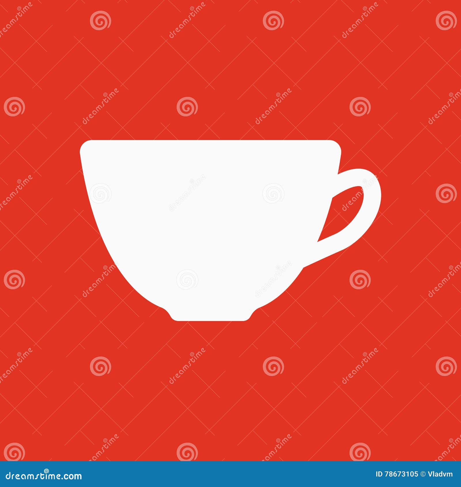 The cup icon. Tea symbol stock vector. Illustration of graphic - 78673105