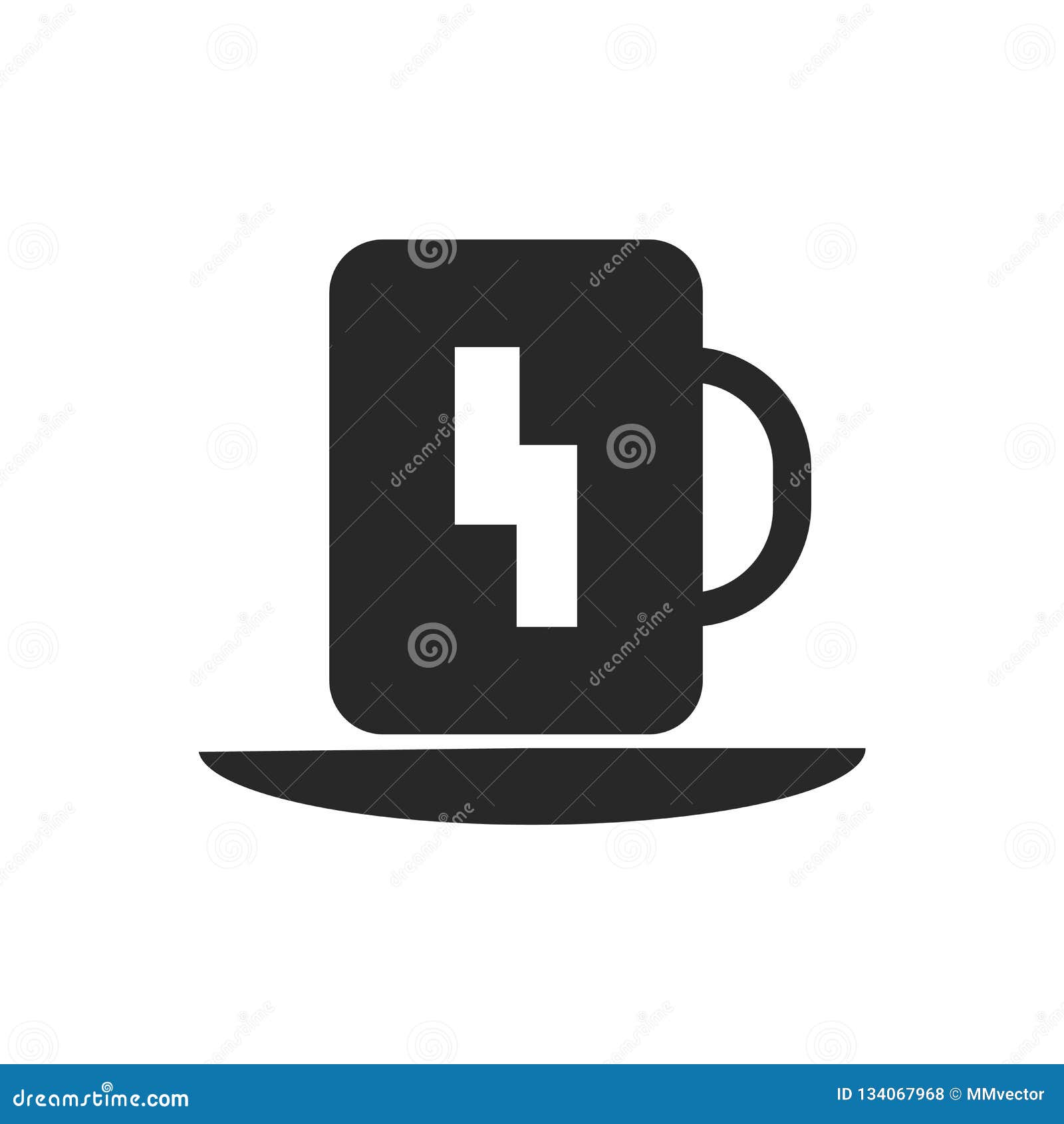 Cup Icon Vector Sign and Symbol Isolated on White Background, Cup Logo ...